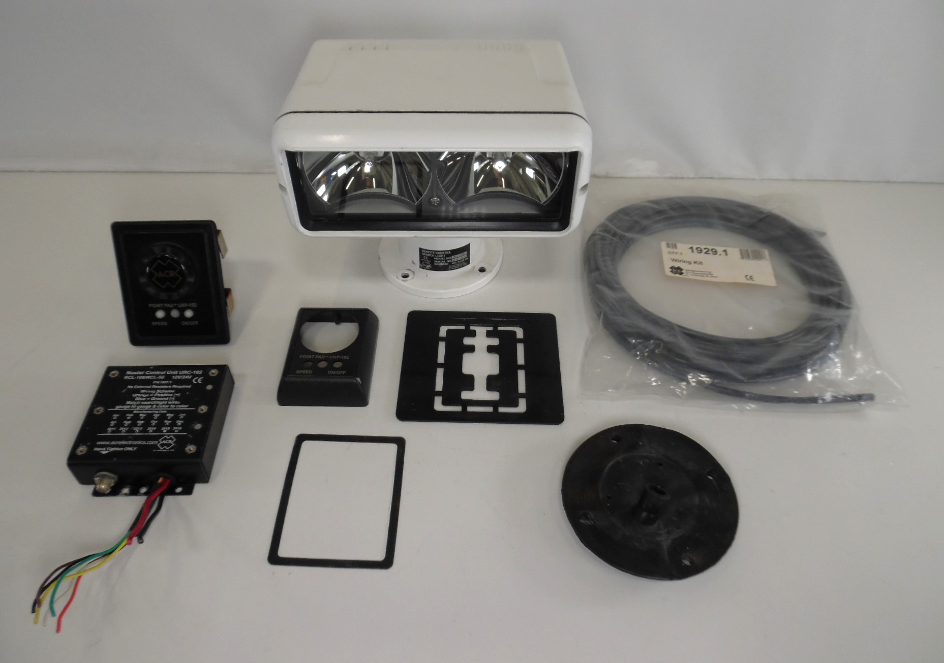 ACR RCL-100D Remote Control Search Light + Point Pad 24v (TESTED GOOD ...