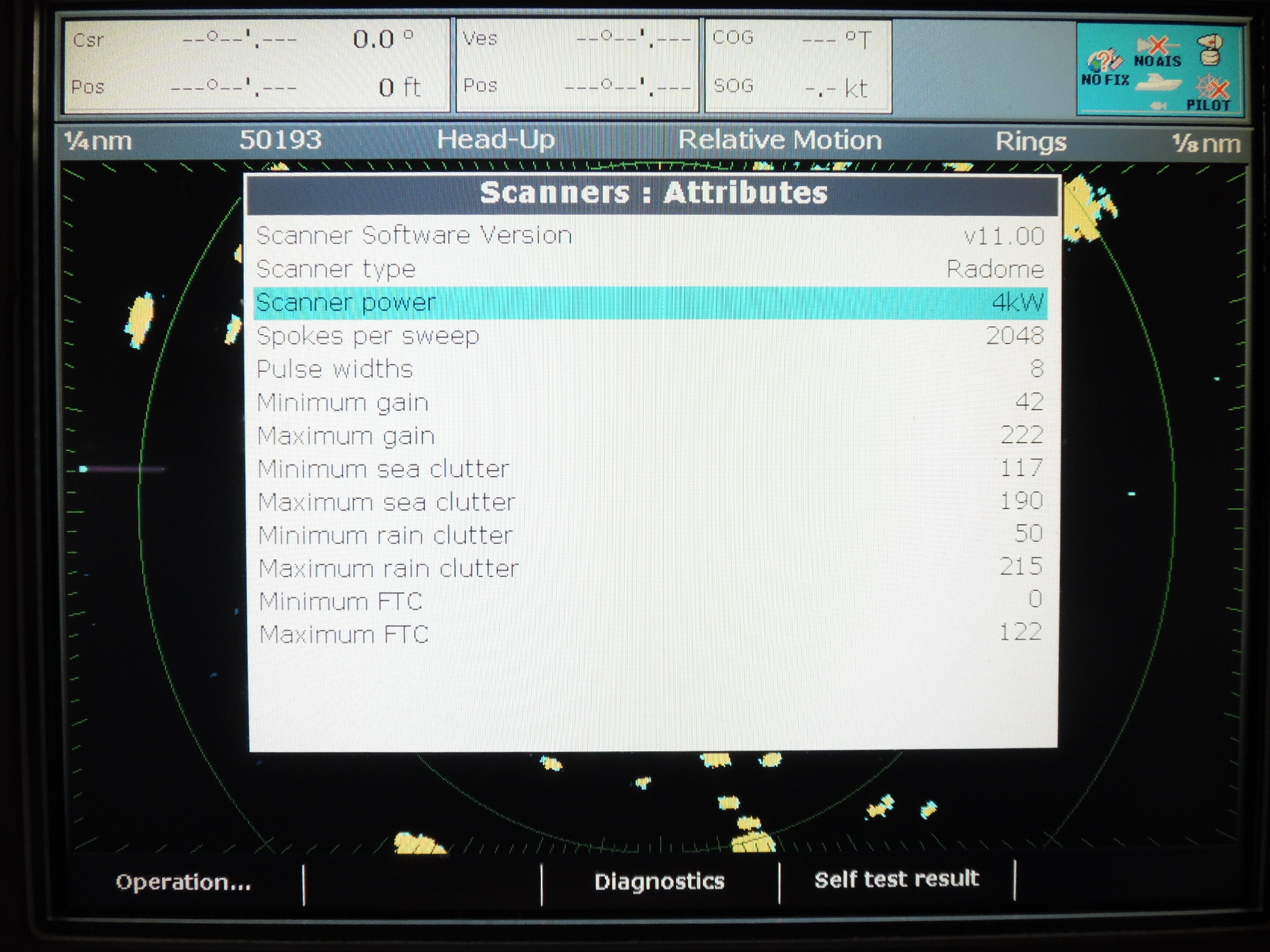 Raymarine - M92652-S - 4kW 24" Analog Radar Scanner Dome w/ 42ft. Cable ...