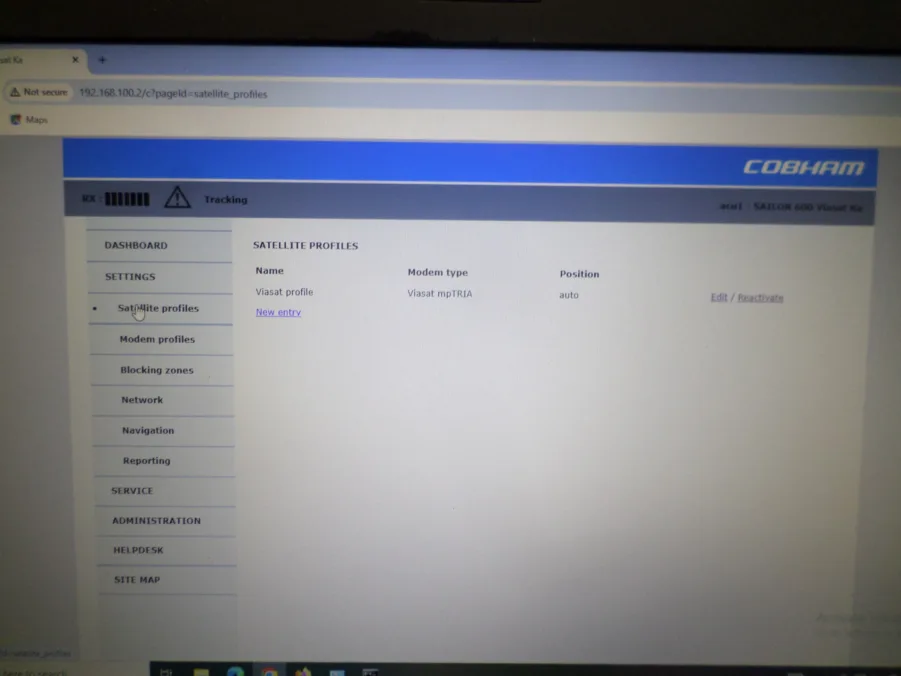 Cobham Sailor 600 ViaSat Ka ACU 7016C and 7024A pTRIA Interface Unit ...