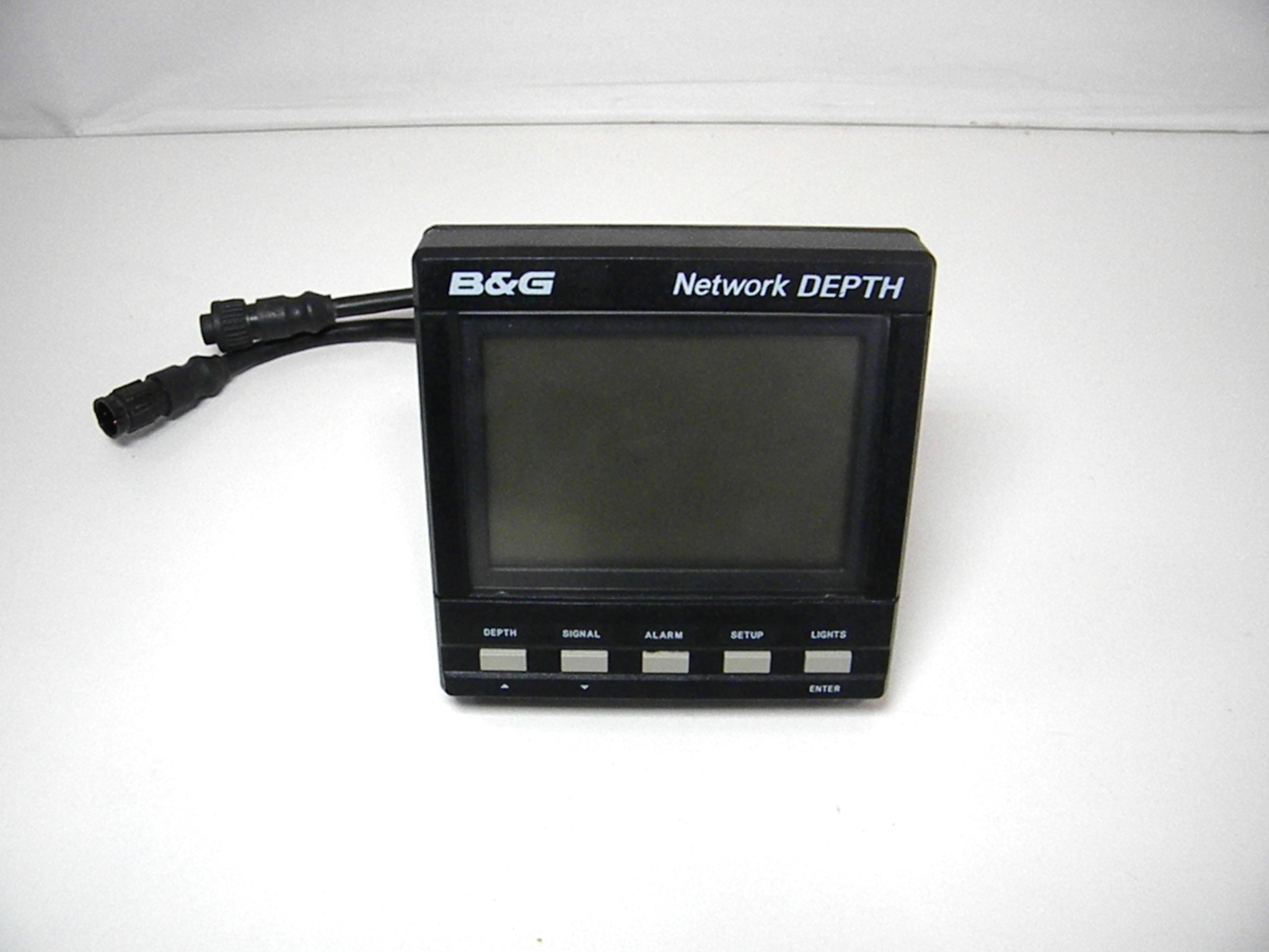 B&G Network Depth Instrument w/ Sun Cover 610-00-021 -*Rebuilt LCD* MME REFURB- 90 Day Warranty ...