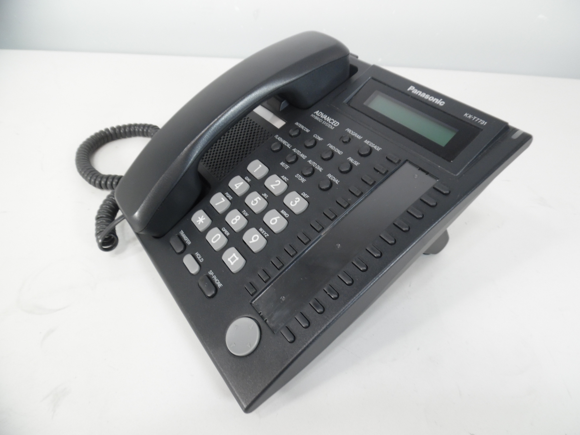 Panasonic KX-T7731 Advanced Hybrid System Black 24 Button Display ...
