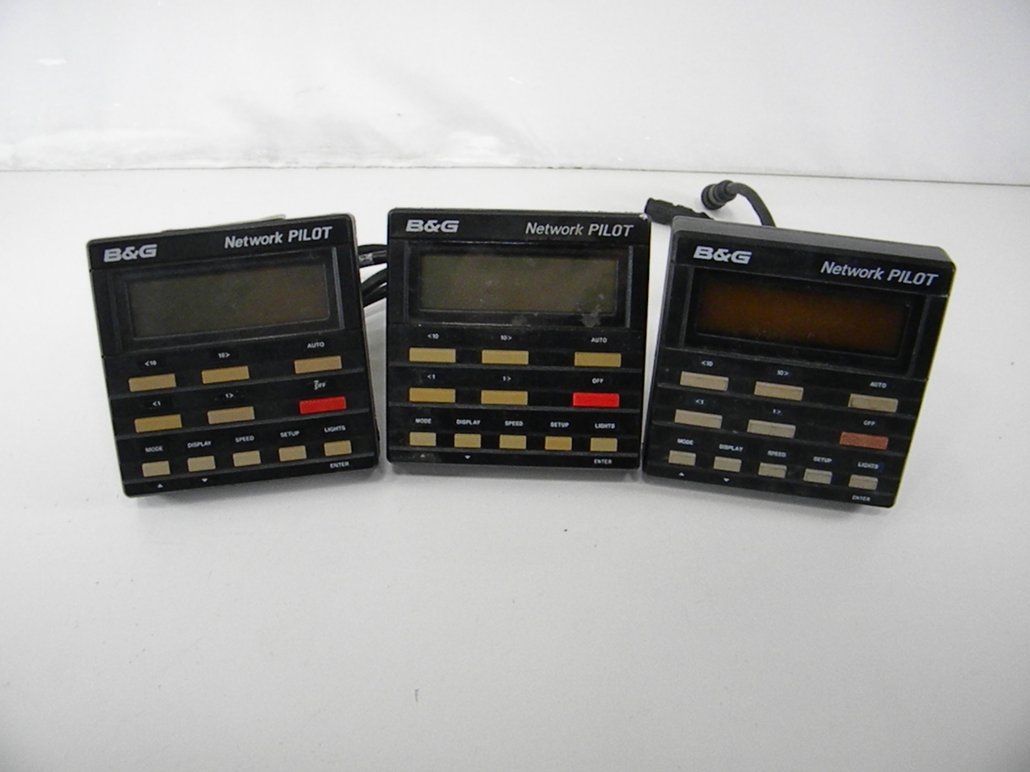 B&G Network Pilot Displays - Lot of 3 - *Defective* As-Is/Parts or ...