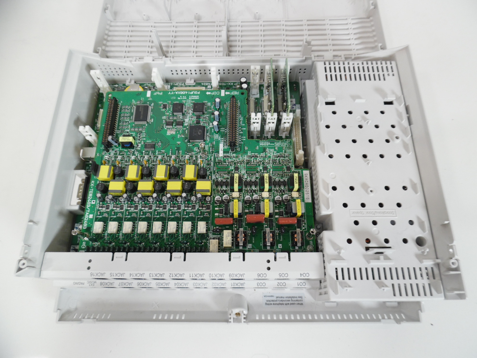 Panasonic KX-TA824 Advanced Hybrid Phone System w/EXTRA CARDS INSTALLED ...