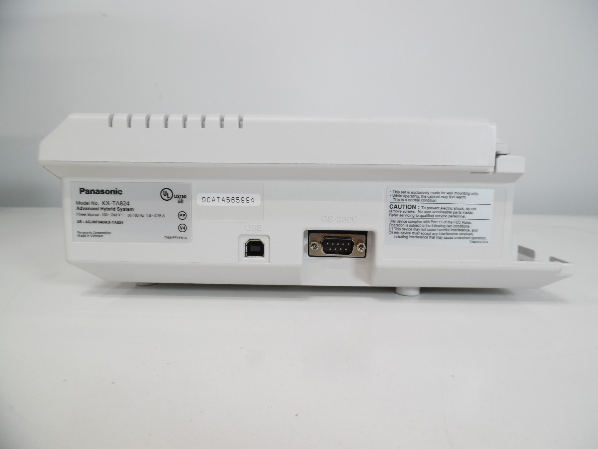 Panasonic KX-TA824 Advanced Hybrid Phone System w/EXTRA CARDS INSTALLED ...