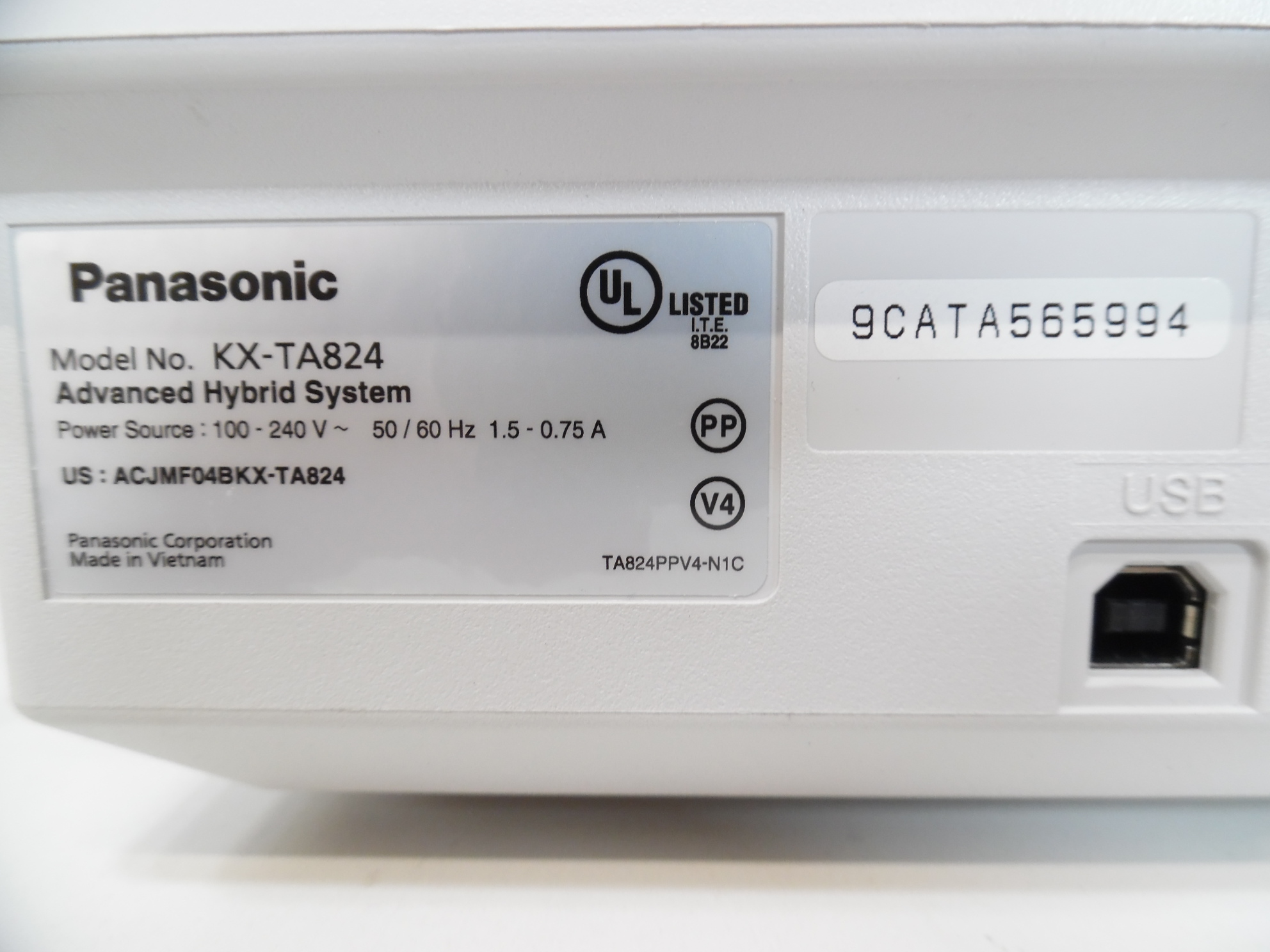 Panasonic KX-TA824 Advanced Hybrid Phone System w/EXTRA CARDS INSTALLED!! - Max Marine Electronics