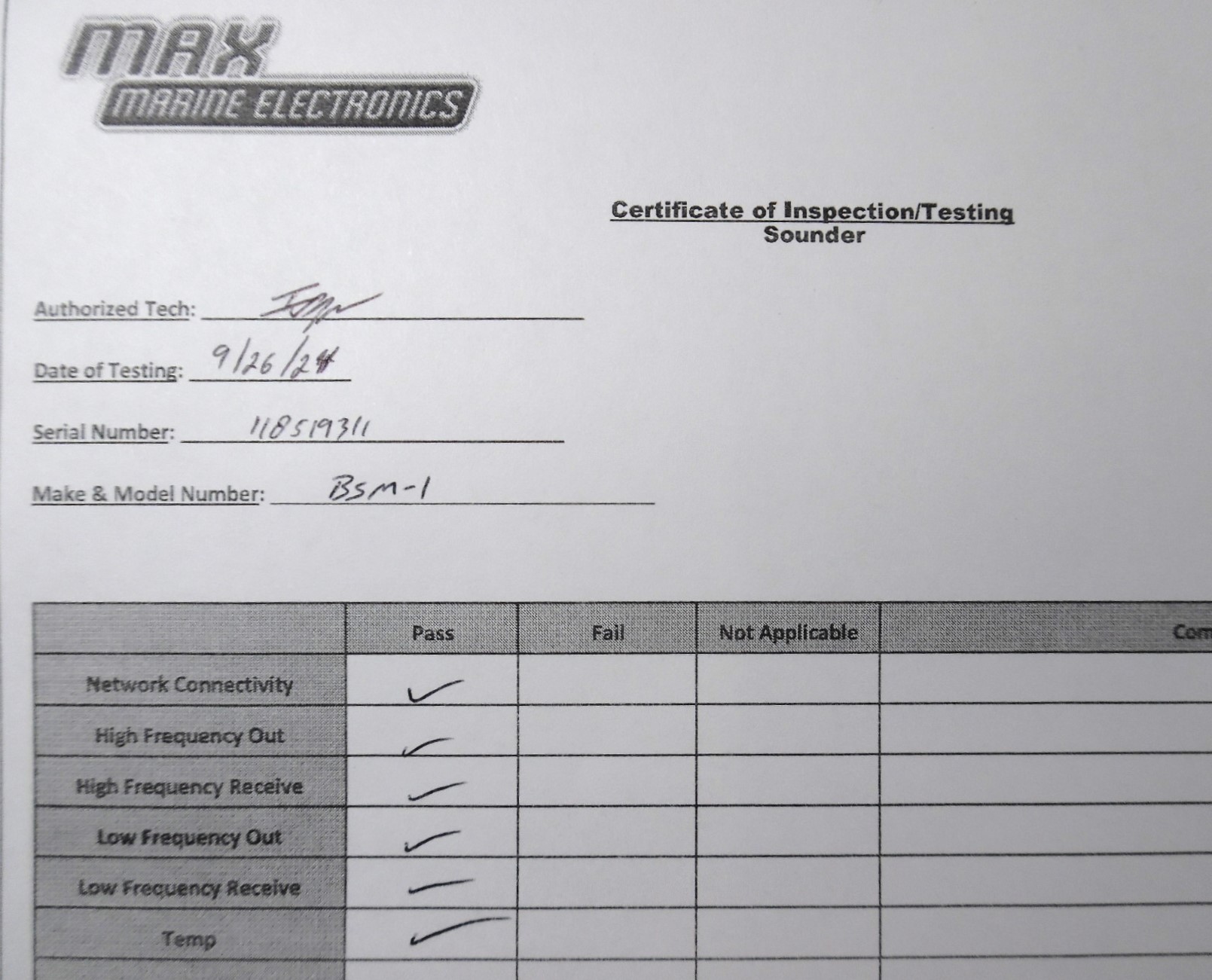 Simrad BSM-1 Sounder Module Only - In Great Working Condition (90 Day ...