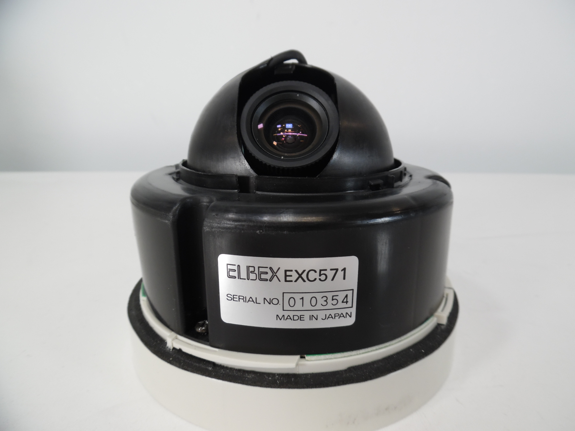 Elbex EXC571 CCTV Indoor/ Outdoor Fix Mounted Color Dome Camera- Tested ...