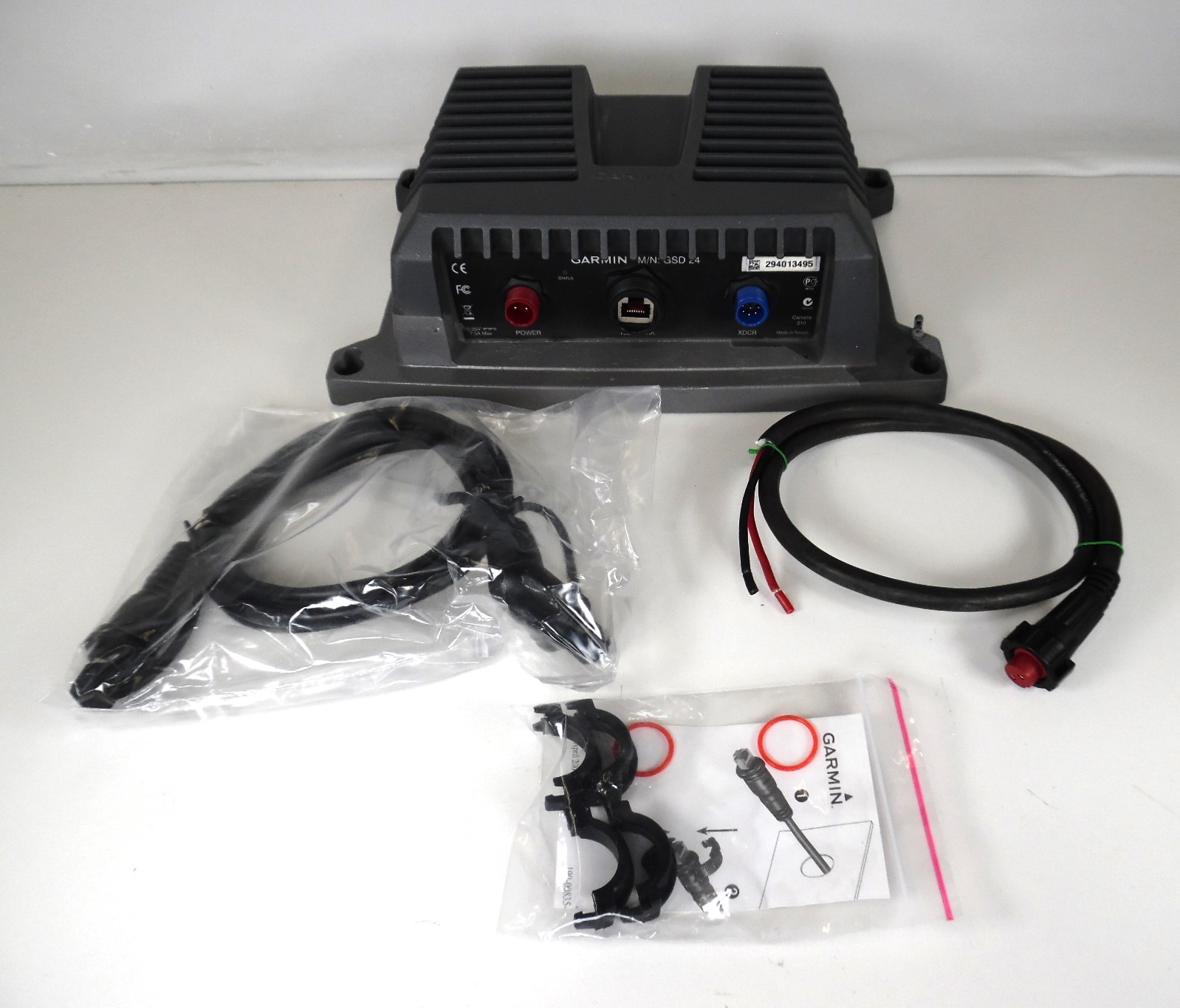 Garmin GSD 24 Network Sounder Module W/ Cables (90 Day Warranty) Good ...