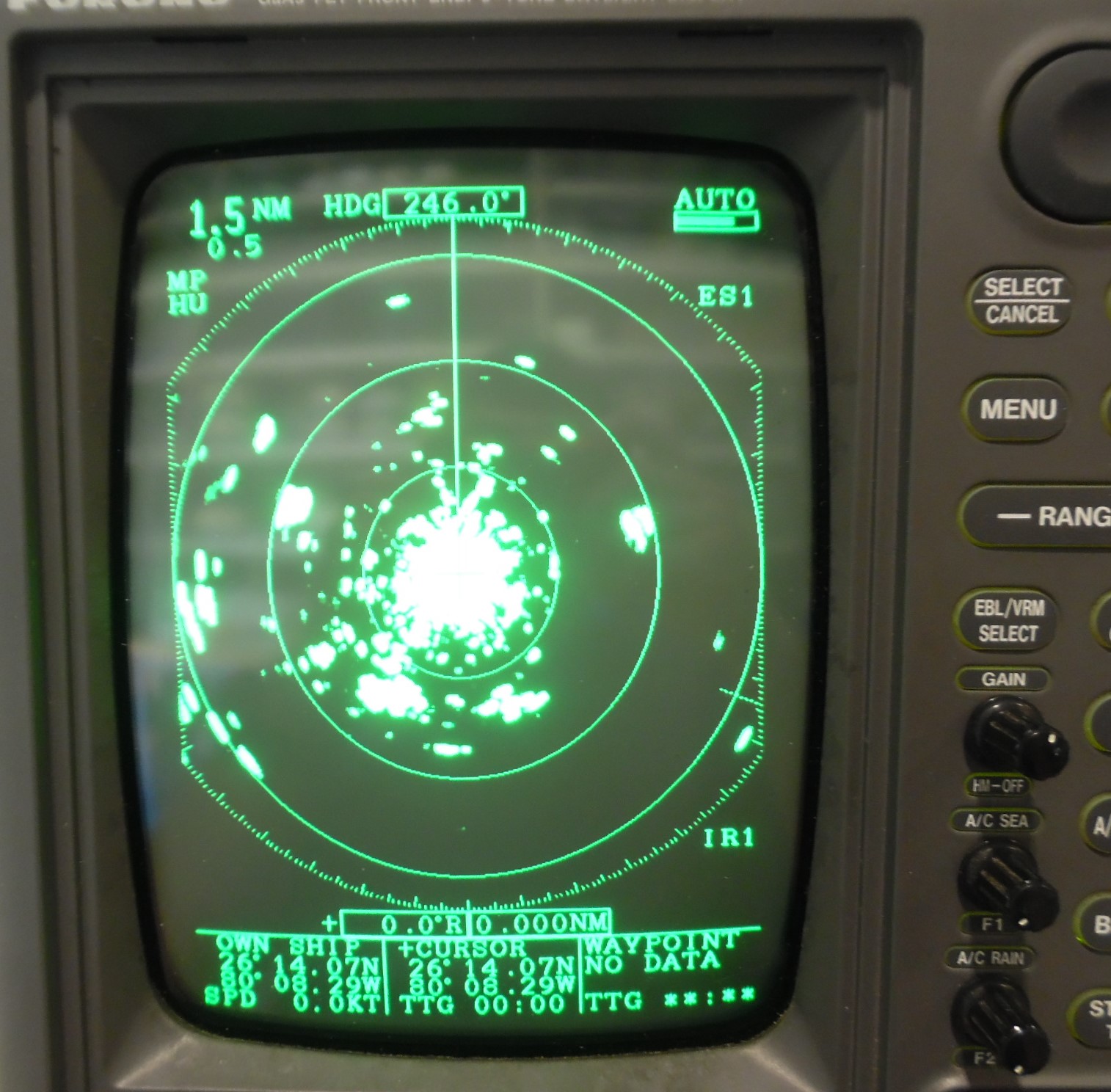 FURUNO - 1832 - 4KW 24 Inch Radome - 36 Mile CRT Radar System - Fully ...