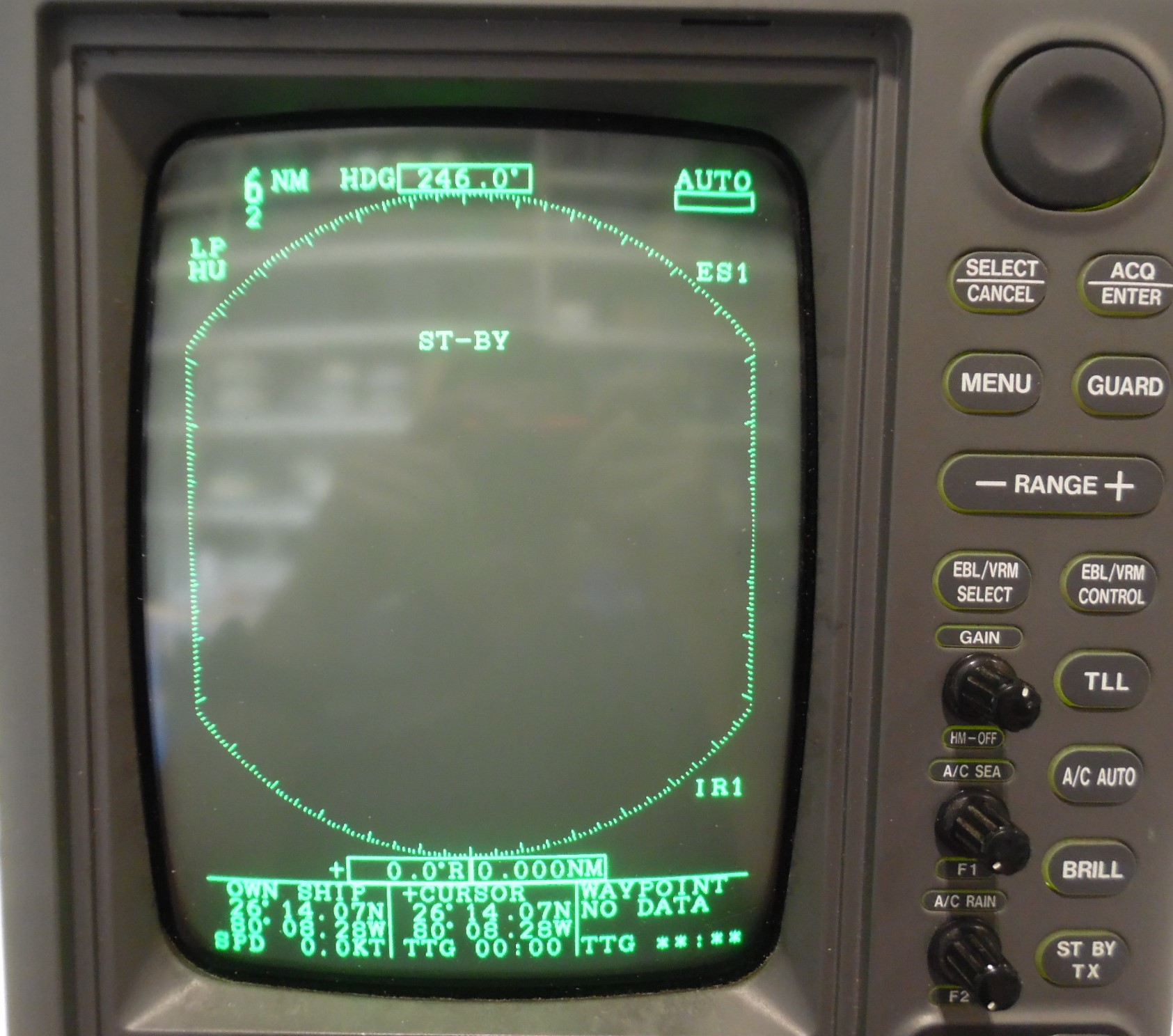 FURUNO - 1832 - 4KW 24 Inch Radome - 36 Mile CRT Radar System - Fully ...