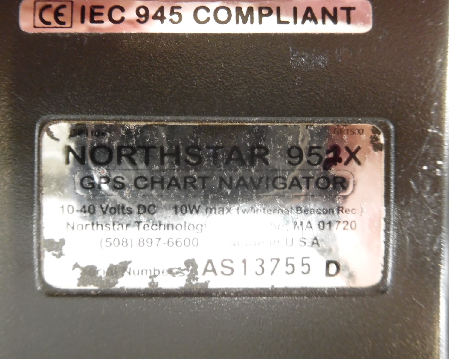 Northstar 952X D Plotter Navigator Color Display Tested Good (NEW ...