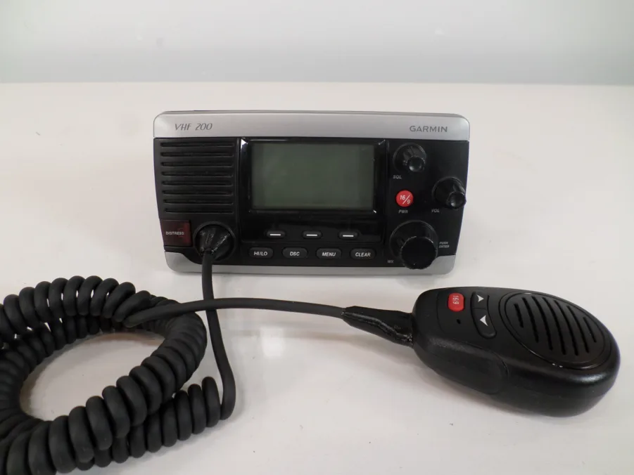Garmin VHF 100 Marine DSC Radio -Tested- *With New Cable* - Max Marine ...