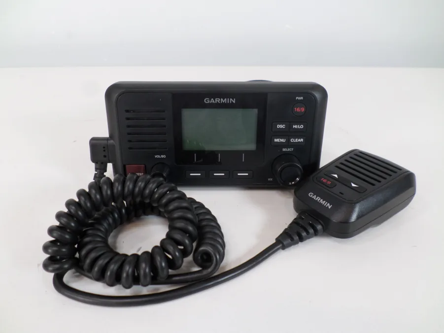 Garmin VHF 110 Compact Marine DSC VHF Radio with Sun Cover - Tested ...