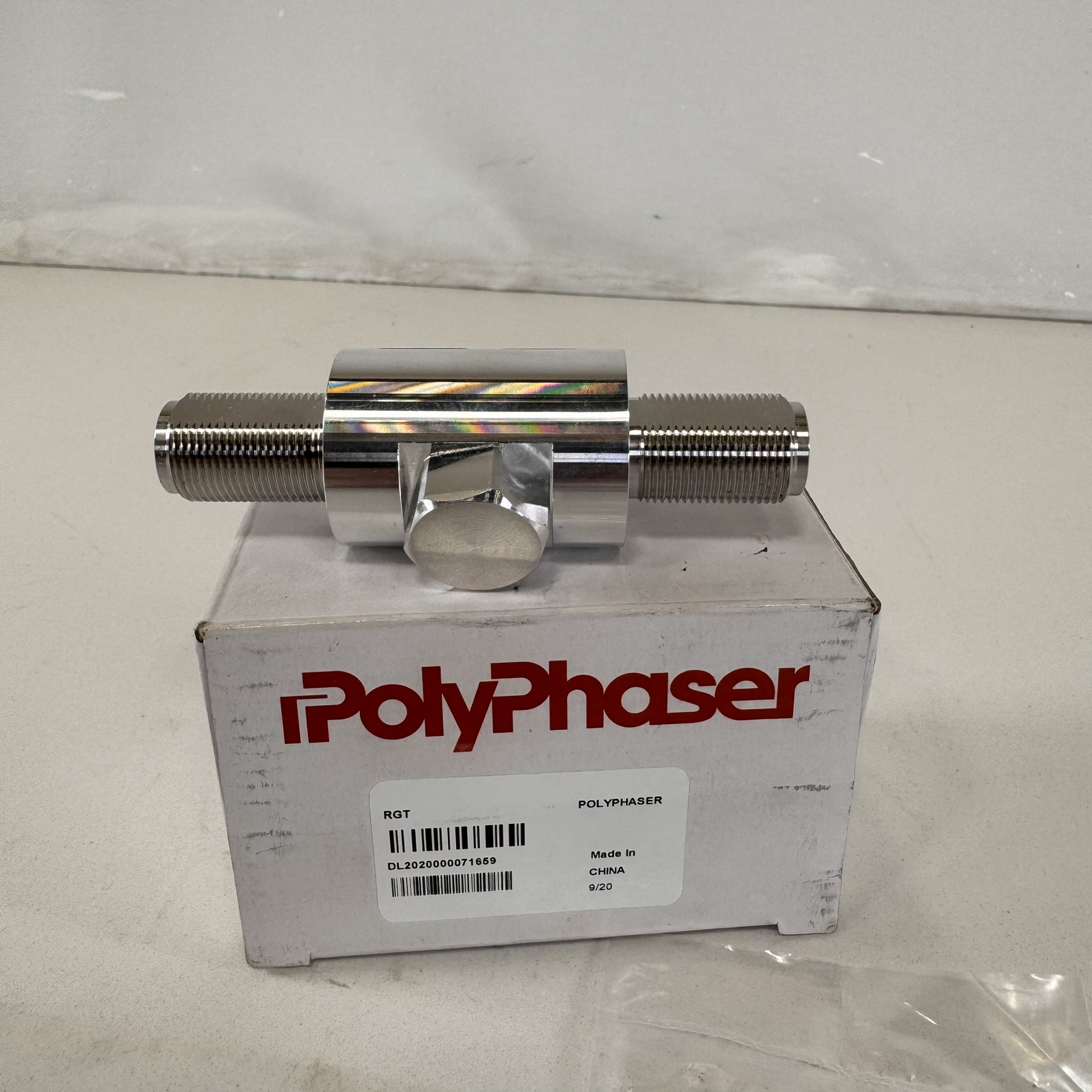 PolyPhaser RGT DC to 2.4GHz Suppressor - Type N F/F Bulkhead Coaxial RF ...