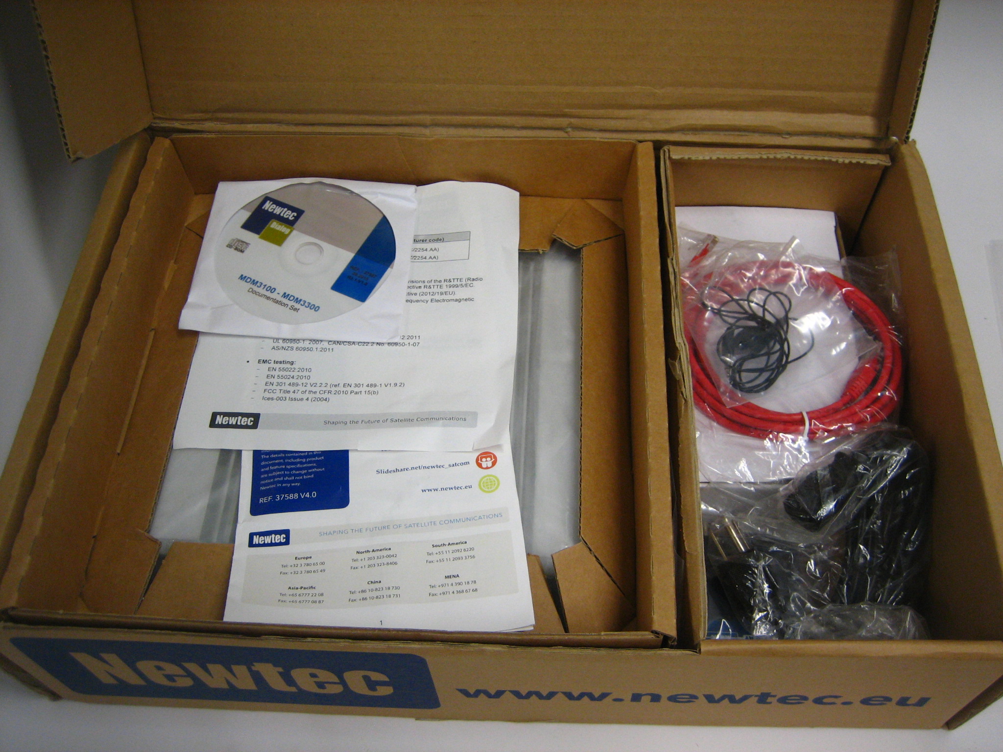 Newtec MDM-3100-A IP Satellite Modem - *NEW IN BOX, COMPLETE* - Max ...