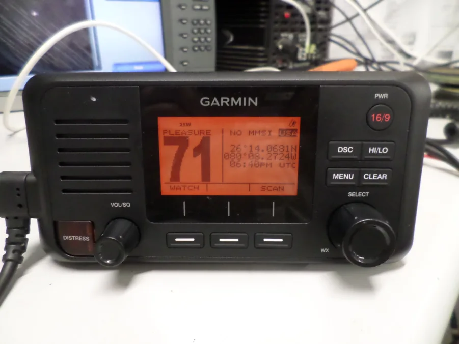 Garmin VHF 110 Compact DSC Marine VHF Radio - Tested - Max Marine ...