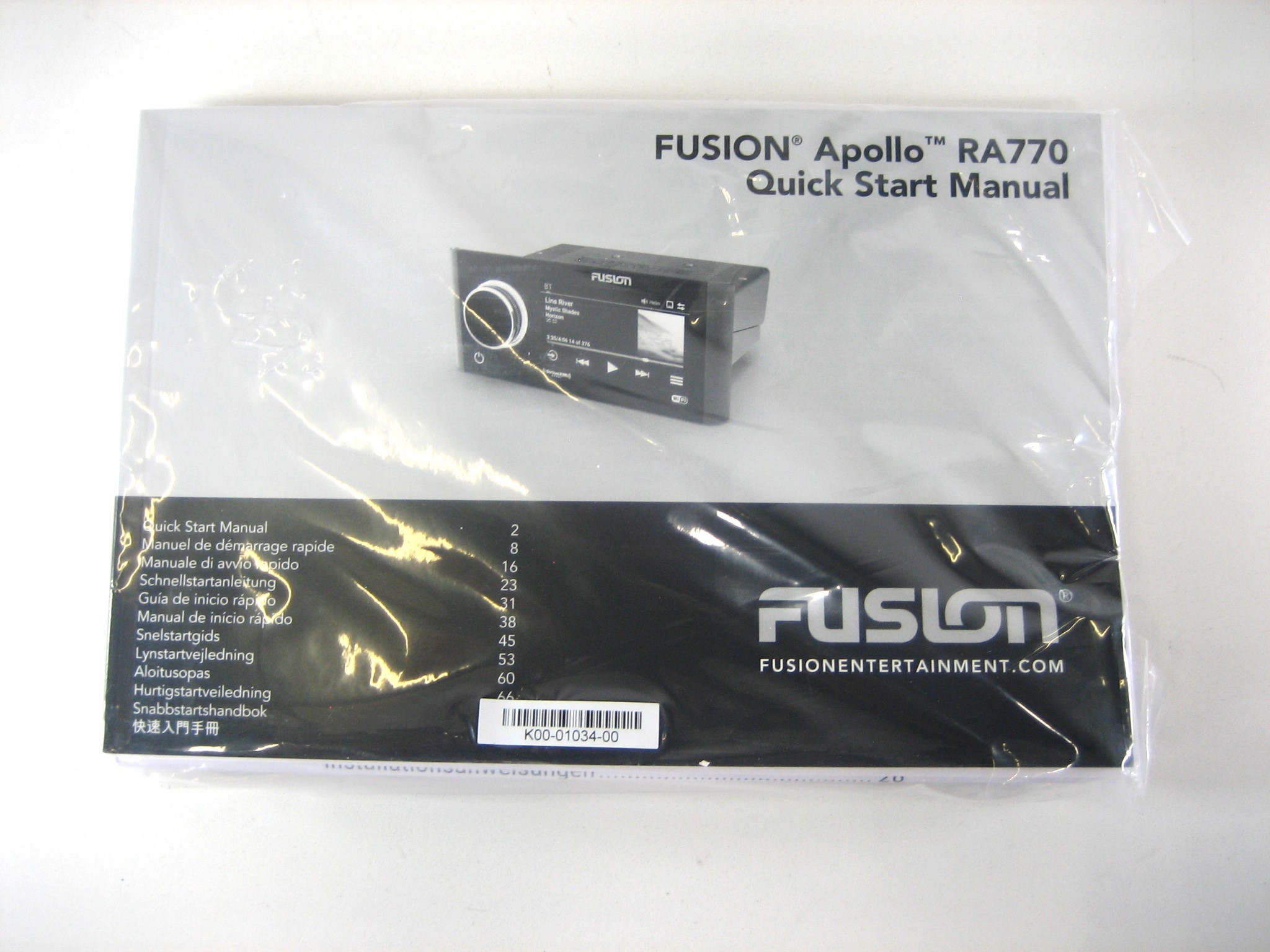 Fusion MS-RA770 Apollo Series Touchscreen AM FM Bluetooth Stereo Fully ...