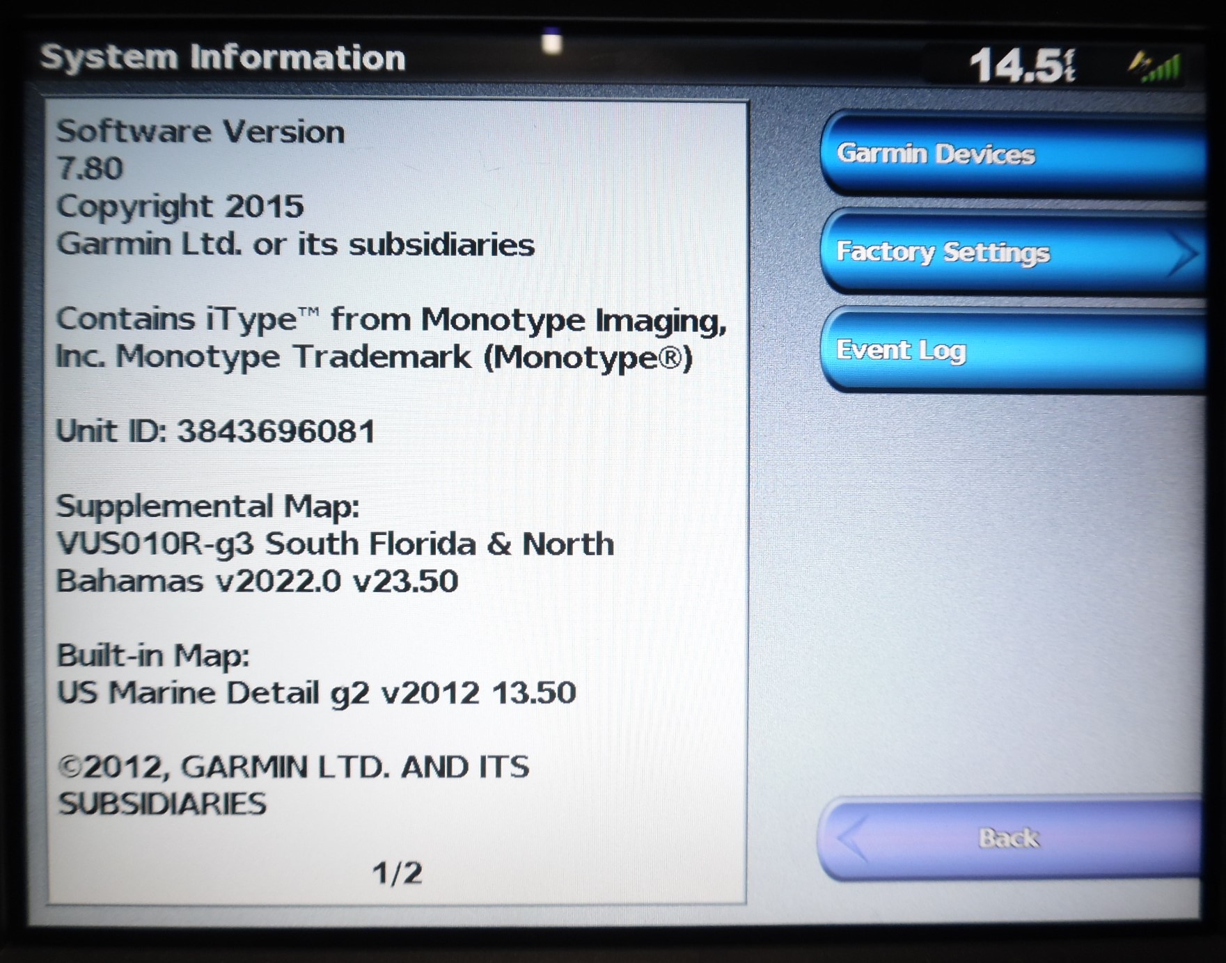 Garmin GPSmap 4212 MFD (NEW LCD) MME Refurbished - Max Marine Electronics