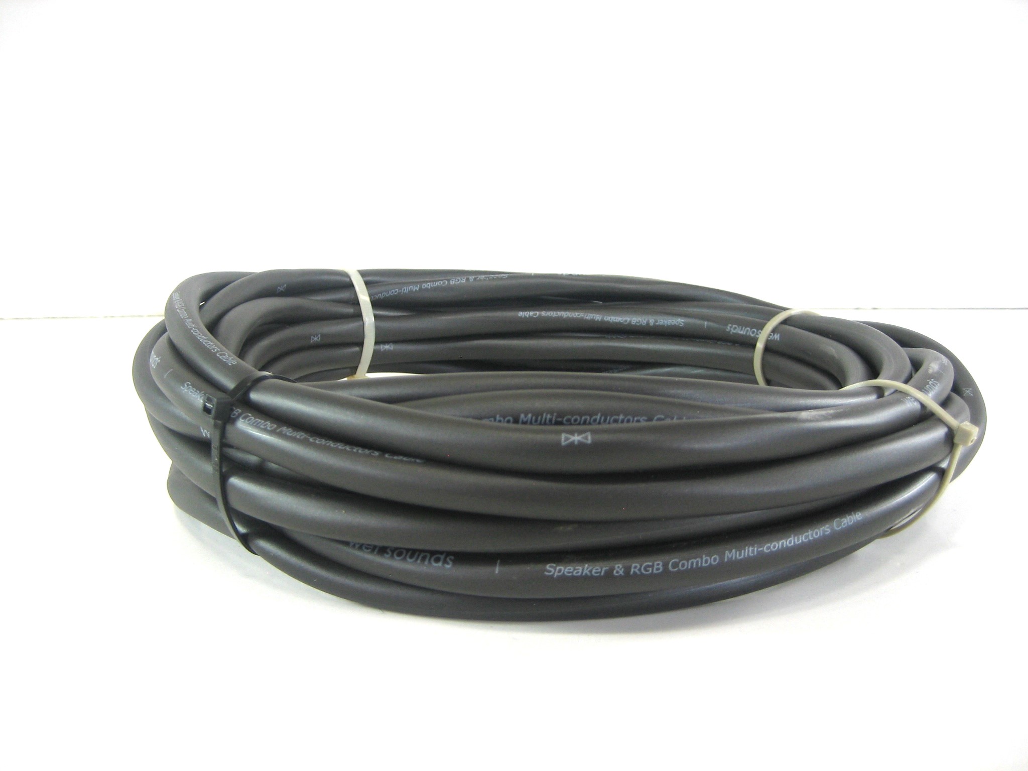 Wet Sounds WWX-SPKR/RGB COMBO 32FT 6 Conductor Wire 12 Gauge Speaker Wire with 22 Gauge RGB Wire ...