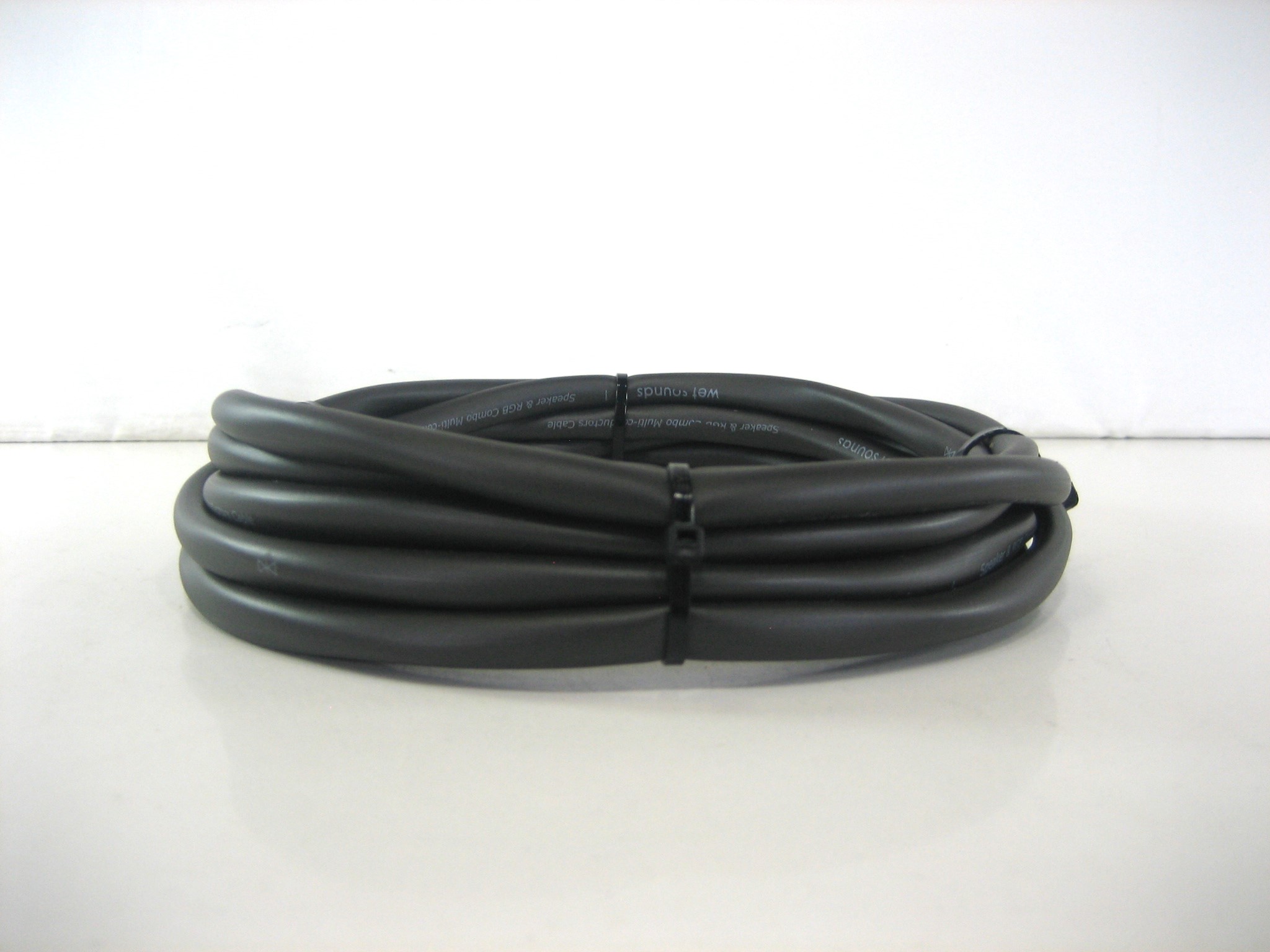 Wet Sounds WWX-SPKR/RGB COMBO 14FT 6 Conductor Wire 12 Gauge Speaker Wire with 22 Gauge RGB Wire ...