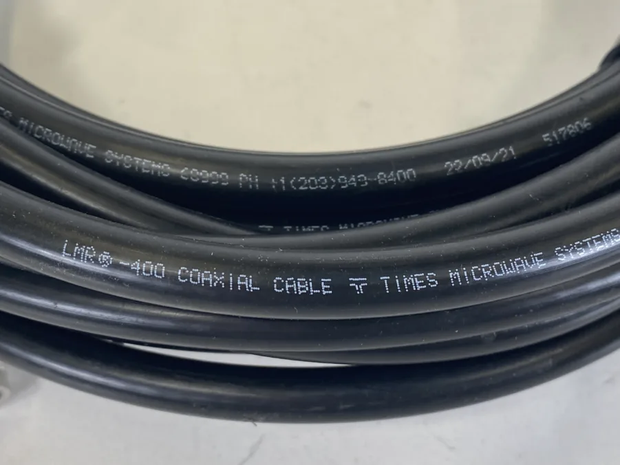 Times Microwave Systems LMR-400 LMR400 29ft TNC Male to N-Male - Max ...