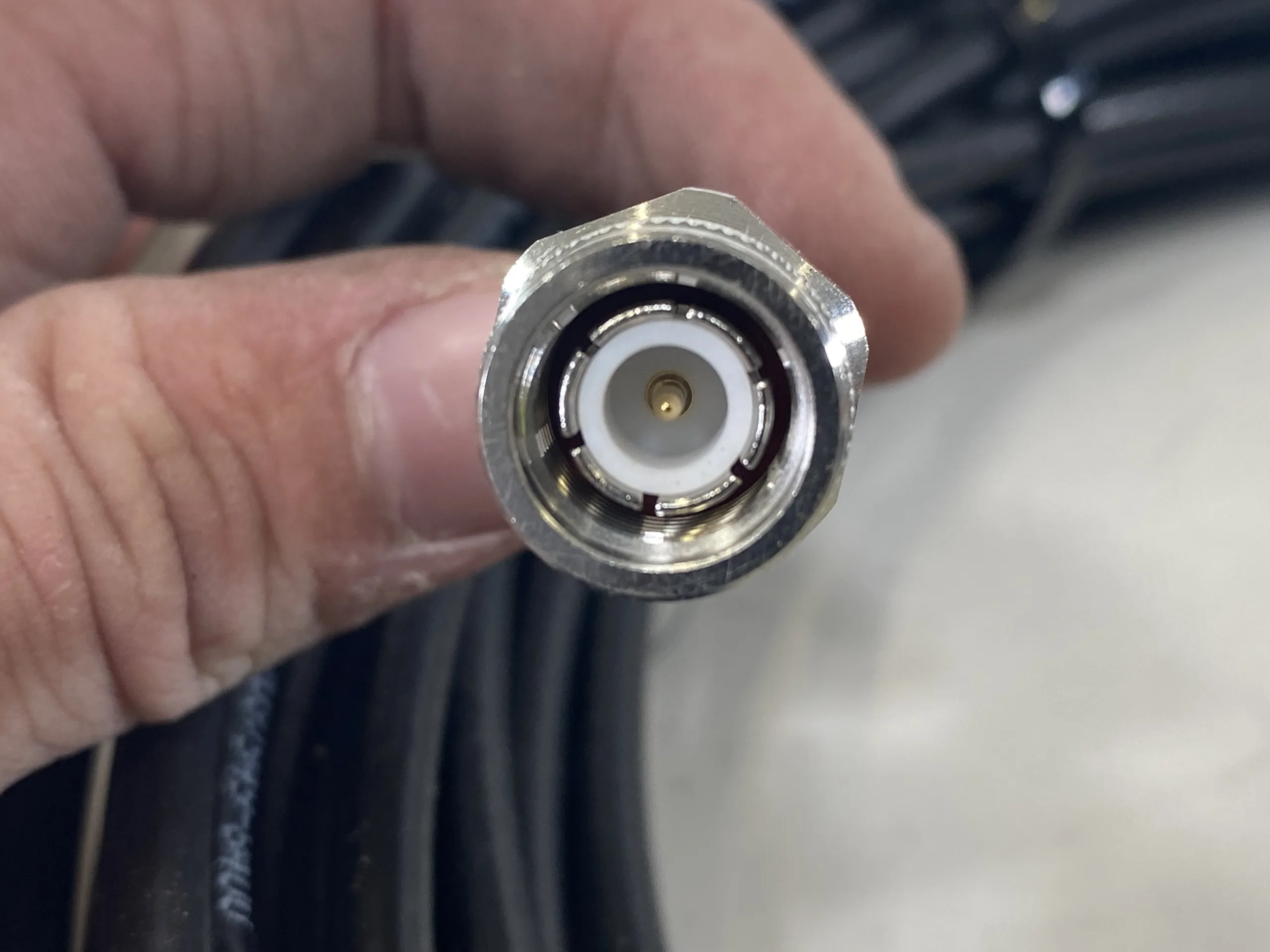 Times Microwave Systems LMR-240 50ft Coaxial Cable TNC-Male + Bare End ...