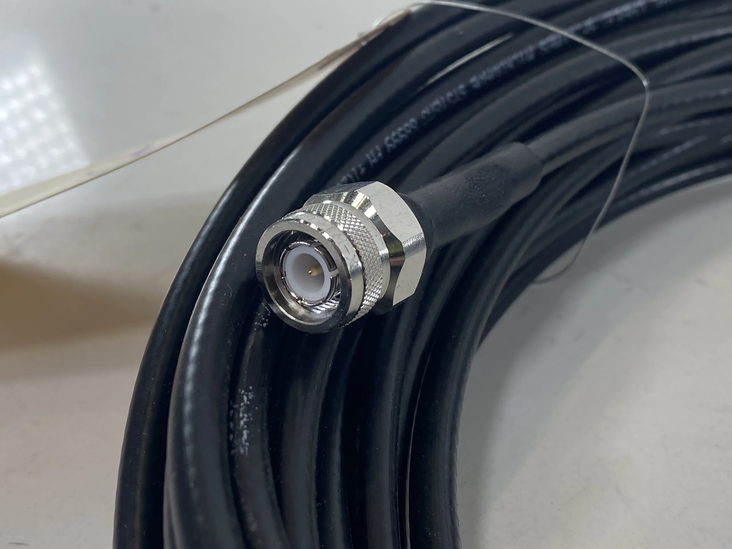 Times Microwave Systems LMR-240 50ft Coaxial Cable TNC-Male + Bare End ...