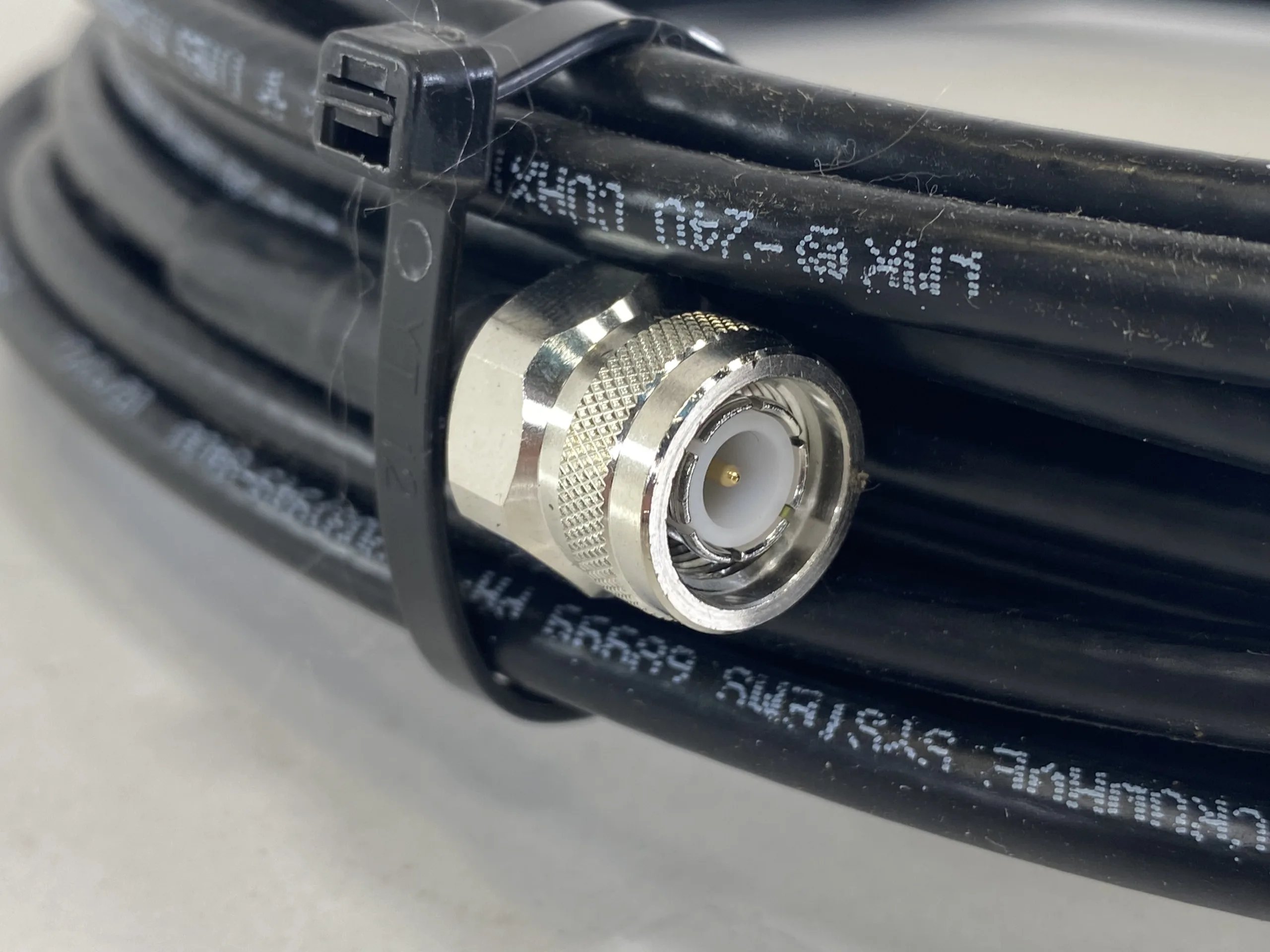 Times Microwave Systems LMR-240 50ft Coaxial Cable TNC-Male + Bare End ...