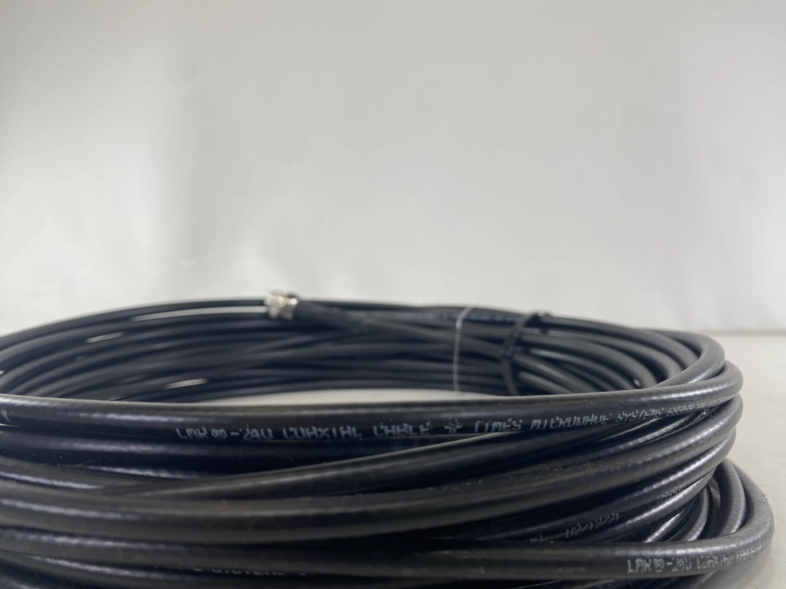 Times Microwave Systems LMR-240 50ft Coaxial Cable TNC-Male + Bare End ...