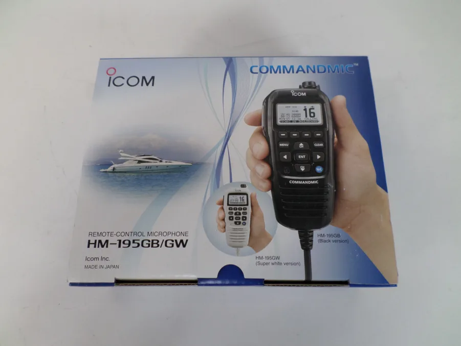Icom Commandmic HM-195GW (White Version) Second Station Handset - New ...