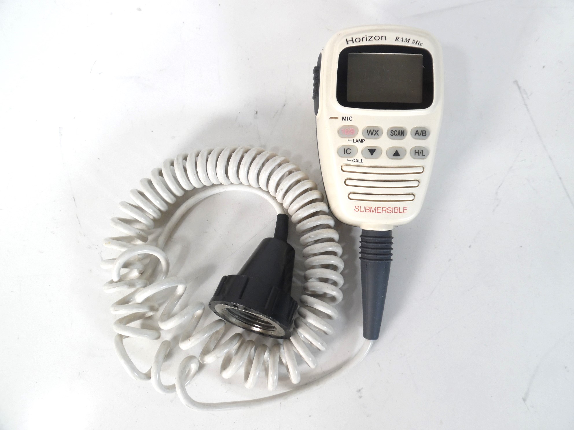 Standard Horizon CMP23W RAM Mic-WHITE- Handset - Tested - Max Marine ...
