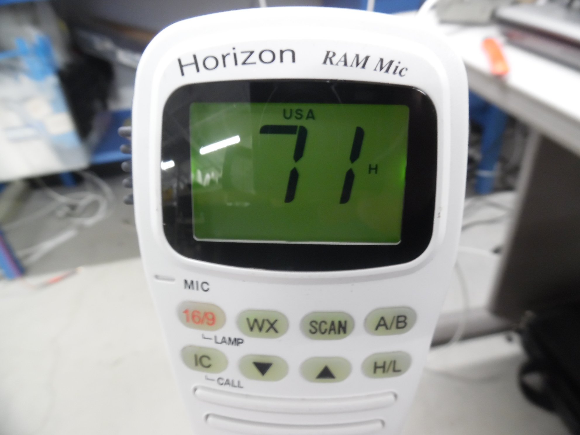 Standard Horizon CMP23W RAM Mic-WHITE- Handset - Tested - Max Marine ...