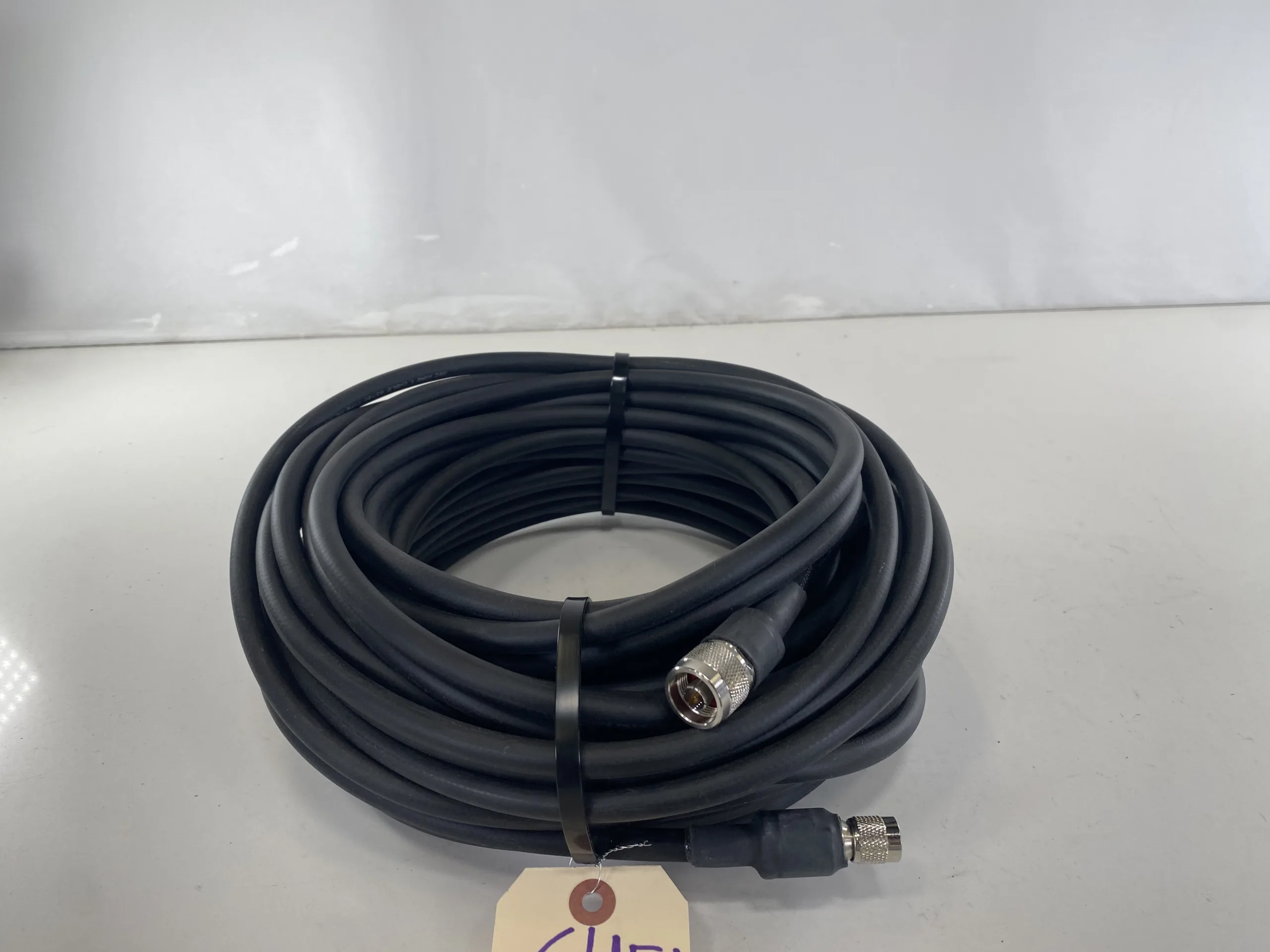 JSC Wire & Cable RG-213/U 64ft N-Male to TNC-Male Connector Coax Cable ...
