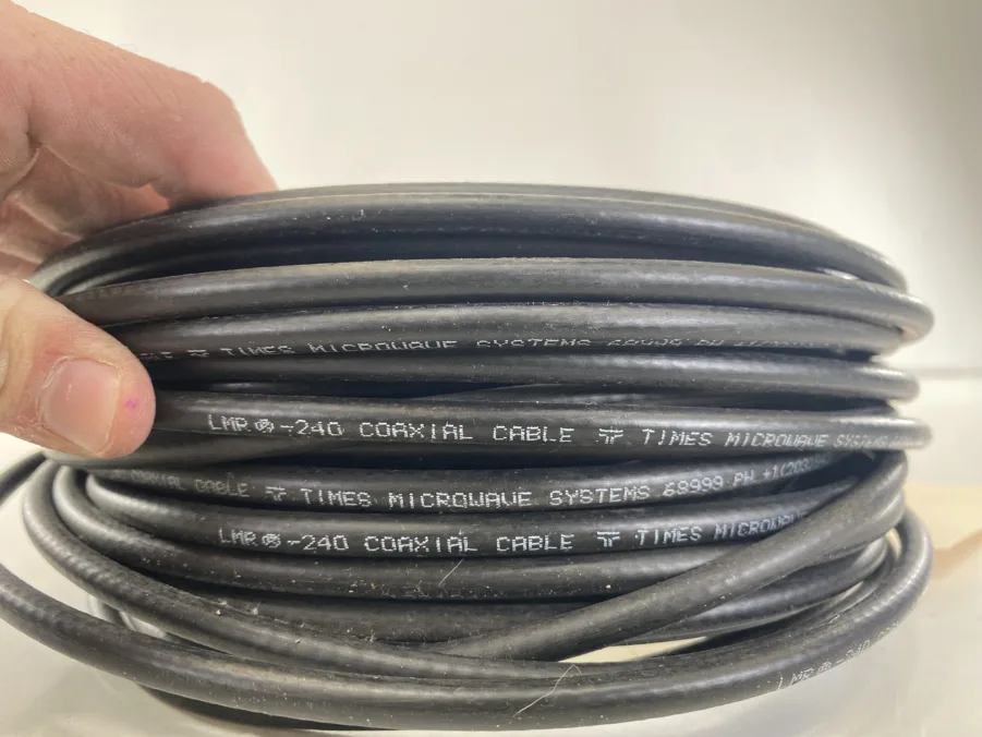 Times Microwave Systems LMR-240 LMR240 Coax Cable Bare Ends - Max ...