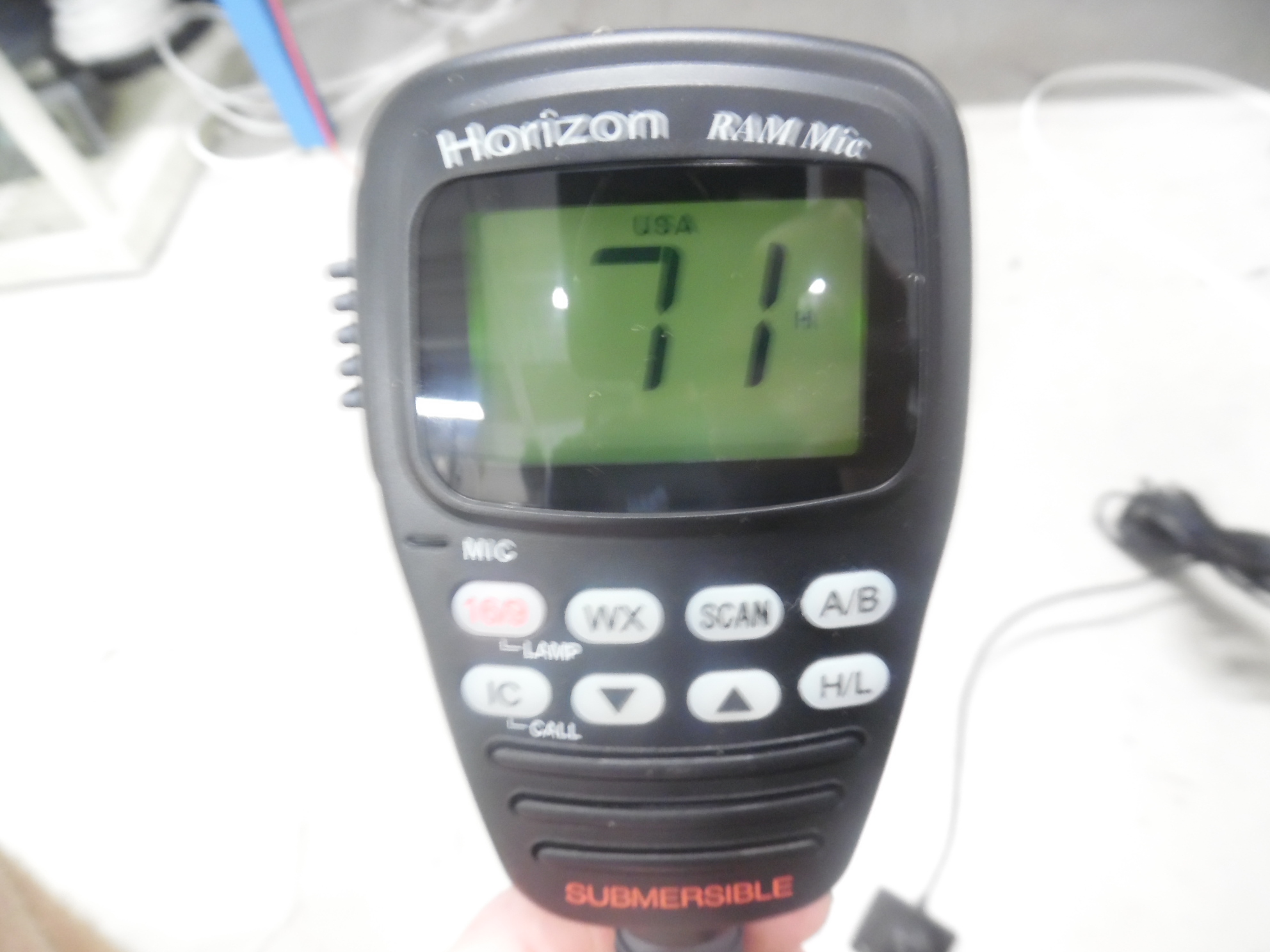 Standard Horizon CMP23B RAM Mic-BLACK- Handset - Tested!- NEW- Max ...