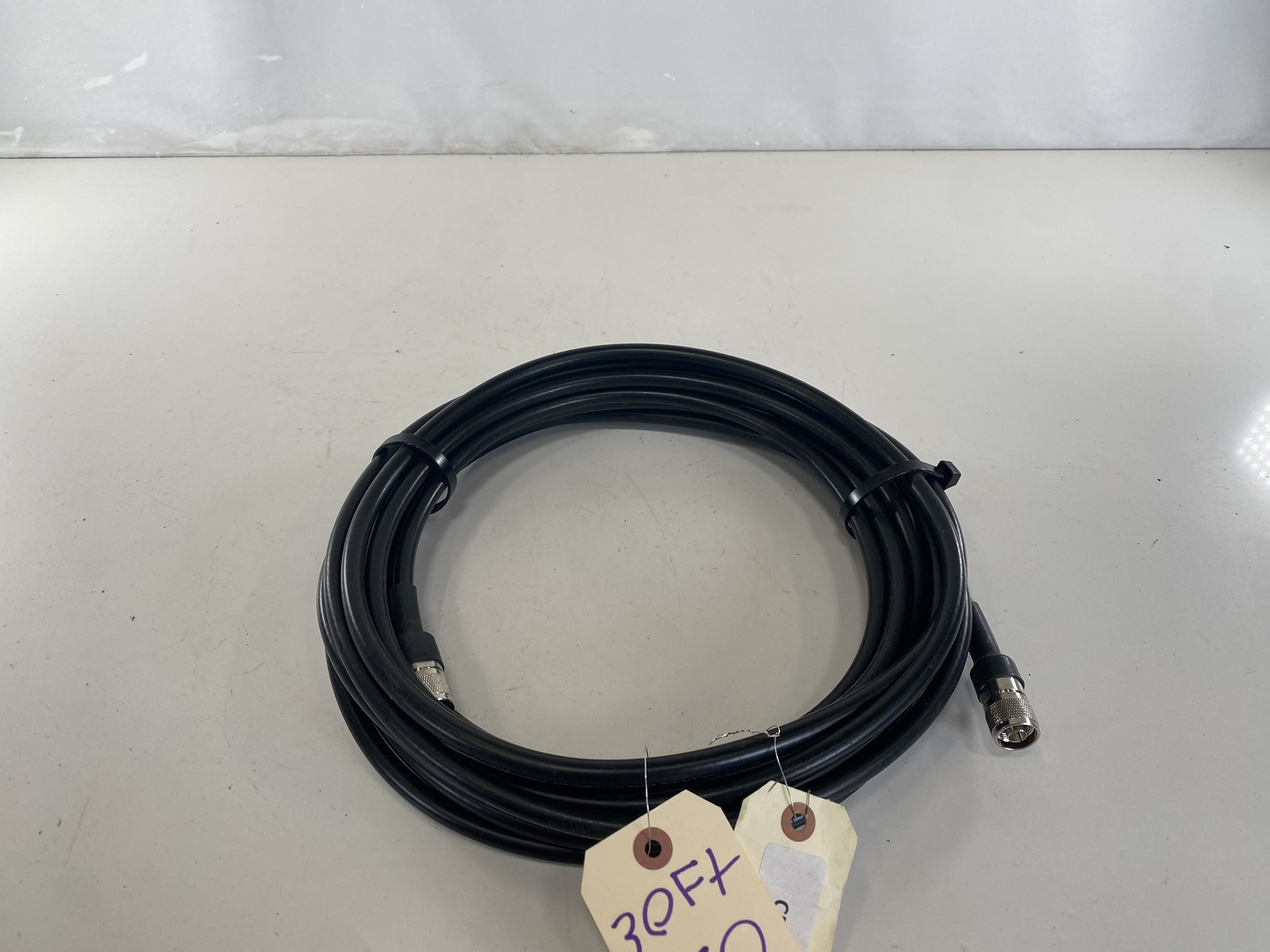 Times Mircowave Systems LMR-400 LMR400 30ft 10m N-Male Connectors ...