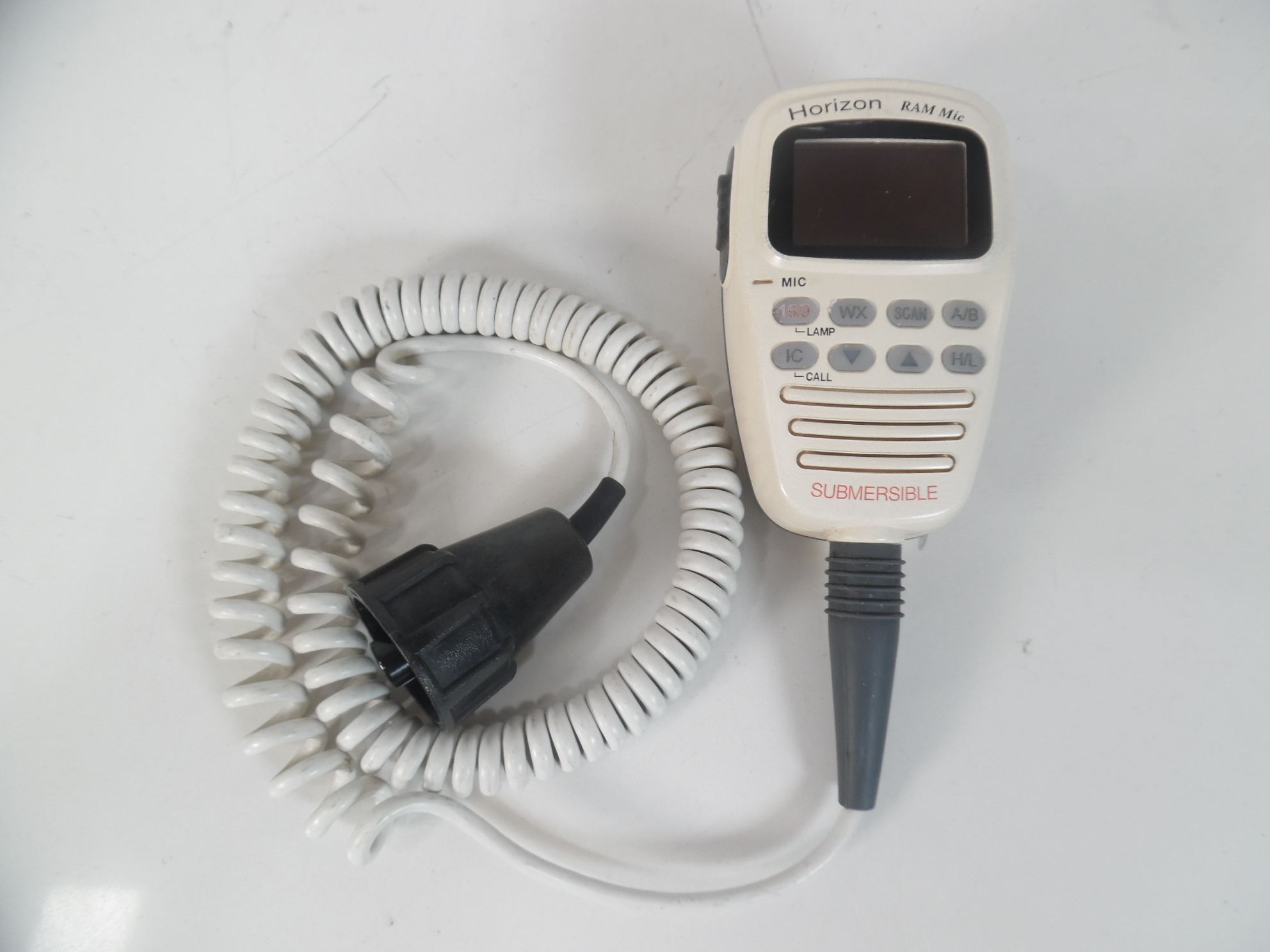 Standard Horizon CMP23W RAM Mic-WHITE- Handset - Tested - Max Marine ...