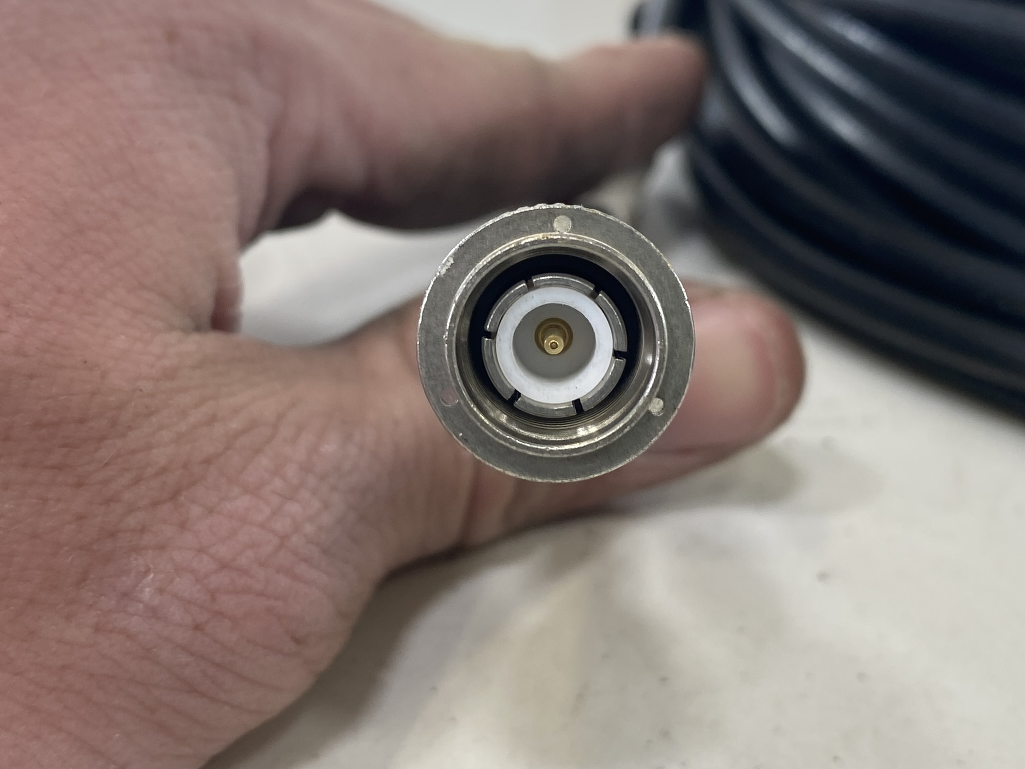 Huber + Suhner RG223 50ohm Coaxial Cable 80ft TNC-Male Low Loss - Max ...