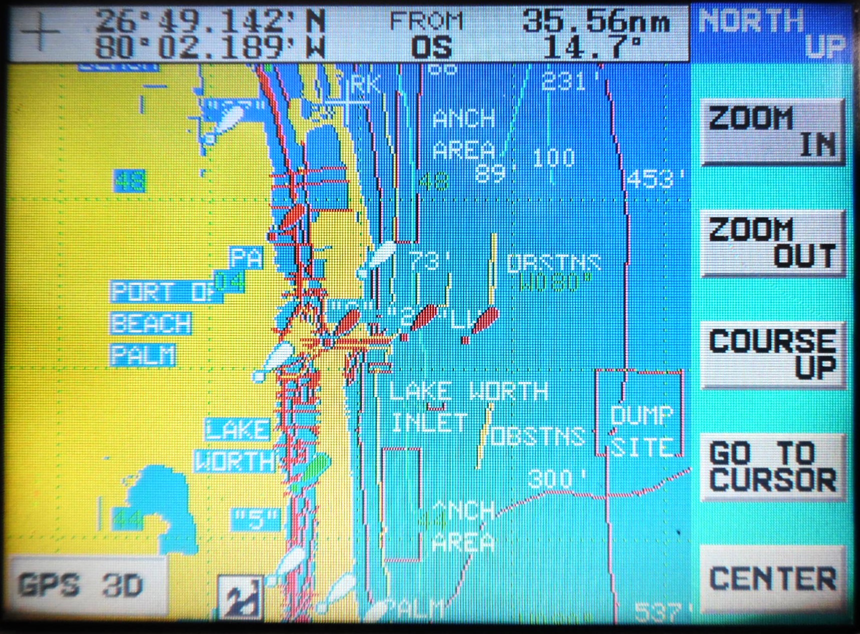 Furuno GP-1850DF Navionics GPS Chartplotter w/Sounder *Tested/New LCD ...