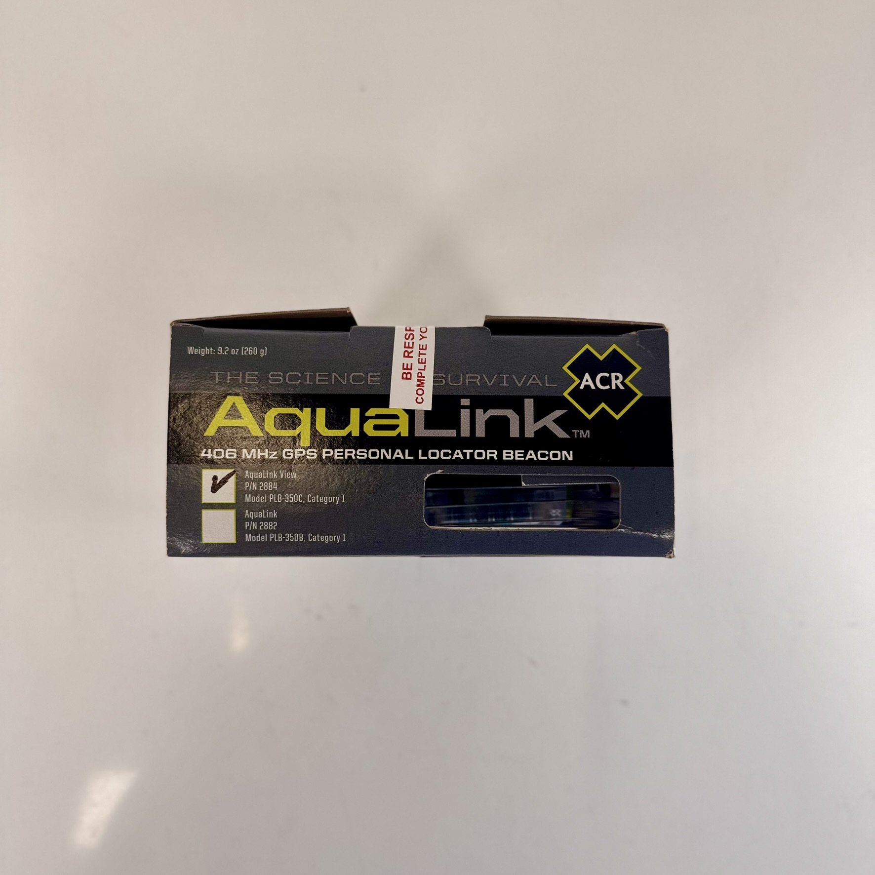 ACR Aqualink 2884 406 MHz GPS Personal Beacon PLB-350C Exp 07/25 - Max ...