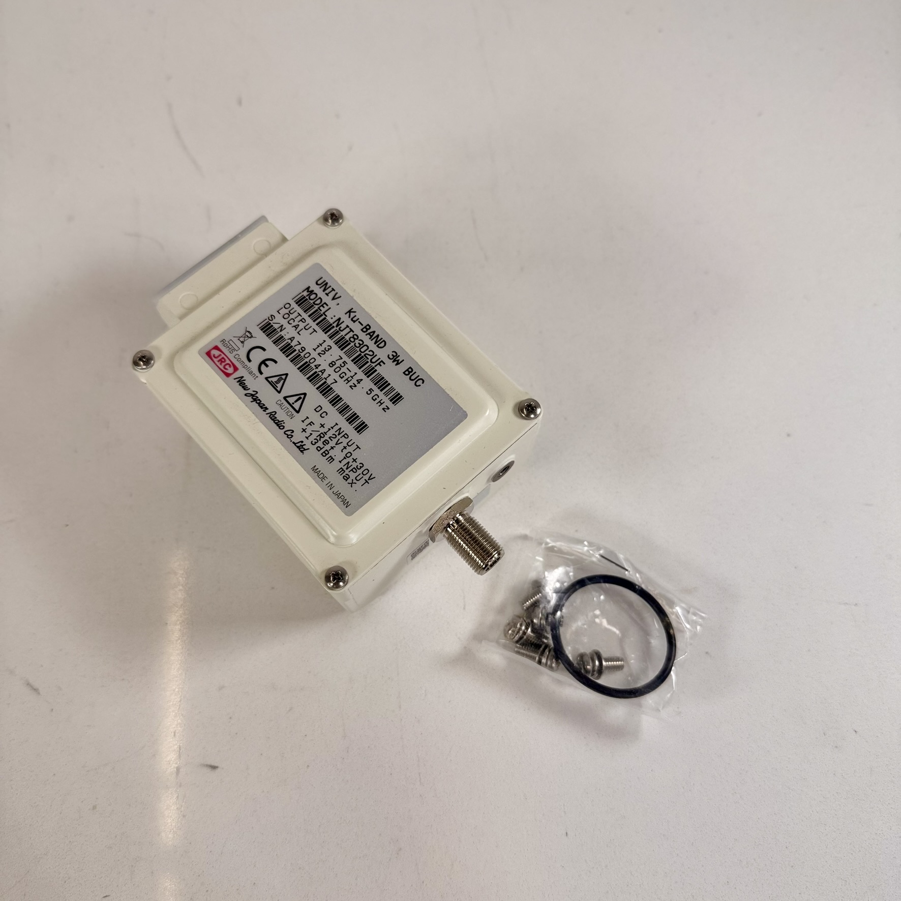 JRC Japan Radio Co. Universal Ku-Band 3W BUC NJT8302UF - 13.57-14.5Ghz ...