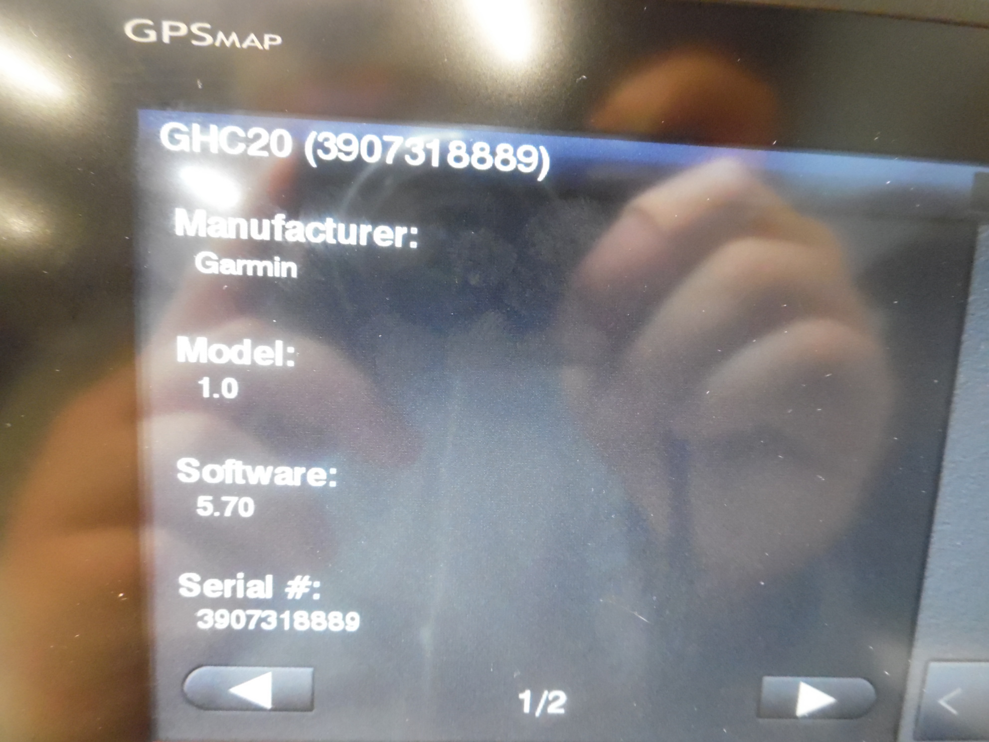 Garmin GHC 20 Marine Autopilot Control Head Display Unit - Max Marine ...