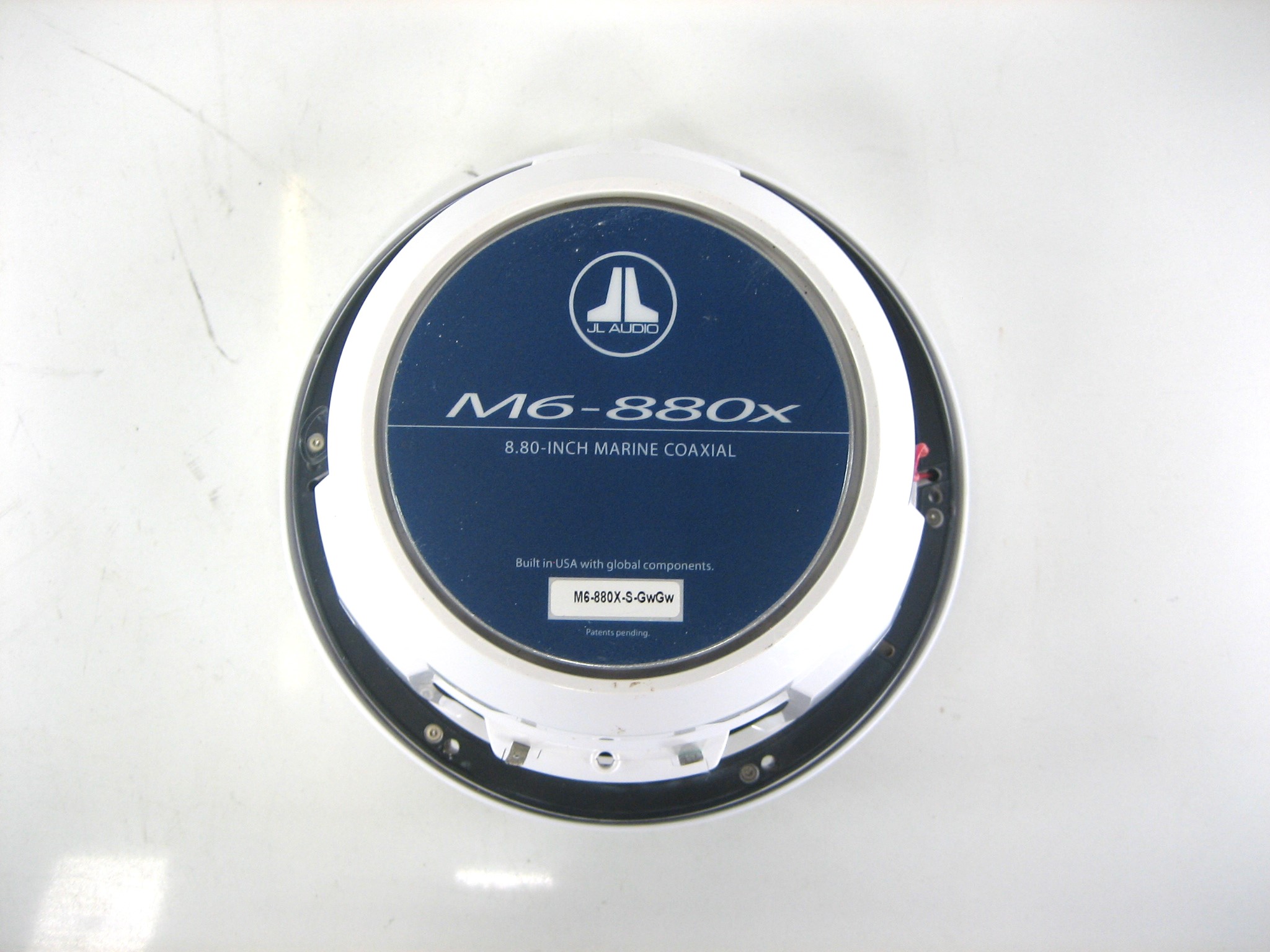 JL Audio M6-880X-S-GwGw 8.8'' Marine Speakers Gloss White Trim Ring ...