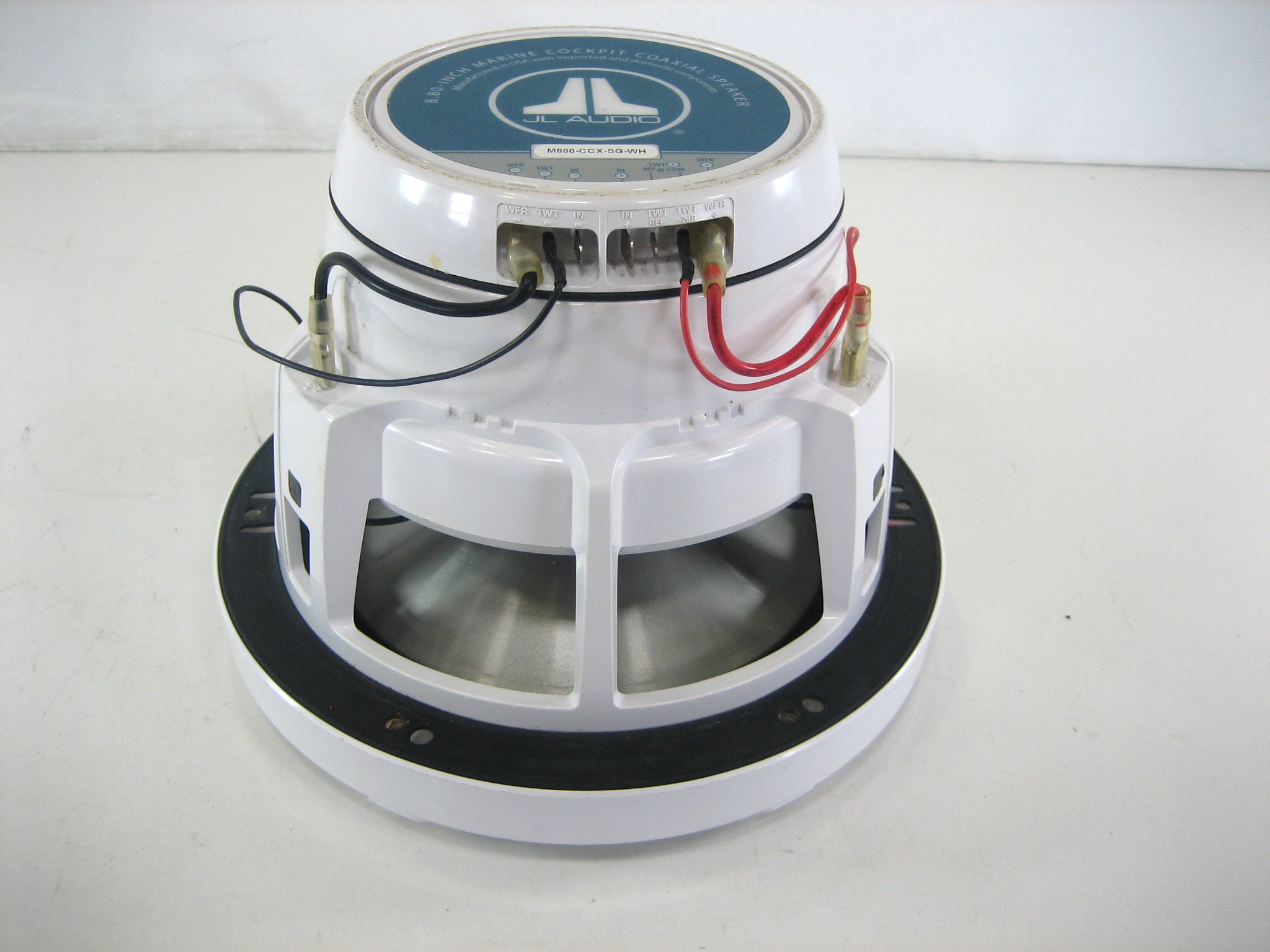 JL Audio M880-CCX-SG-WH 8.8'' Cockpit Coaxial System White Sport Grille ...