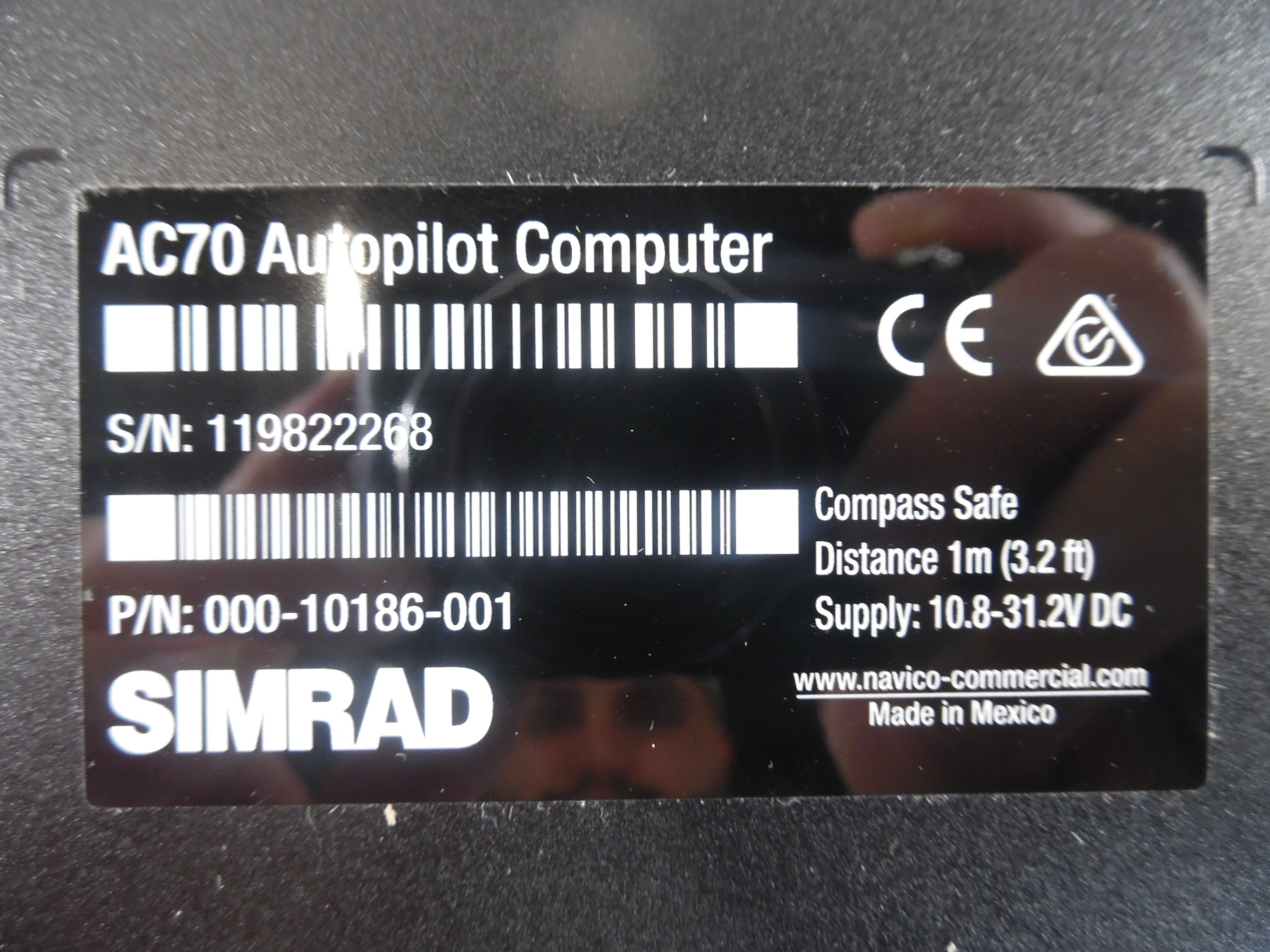 Simrad AC70 Autopilot Computer 000-10186-001 F/ AP70 *NEW OPEN BOX ...