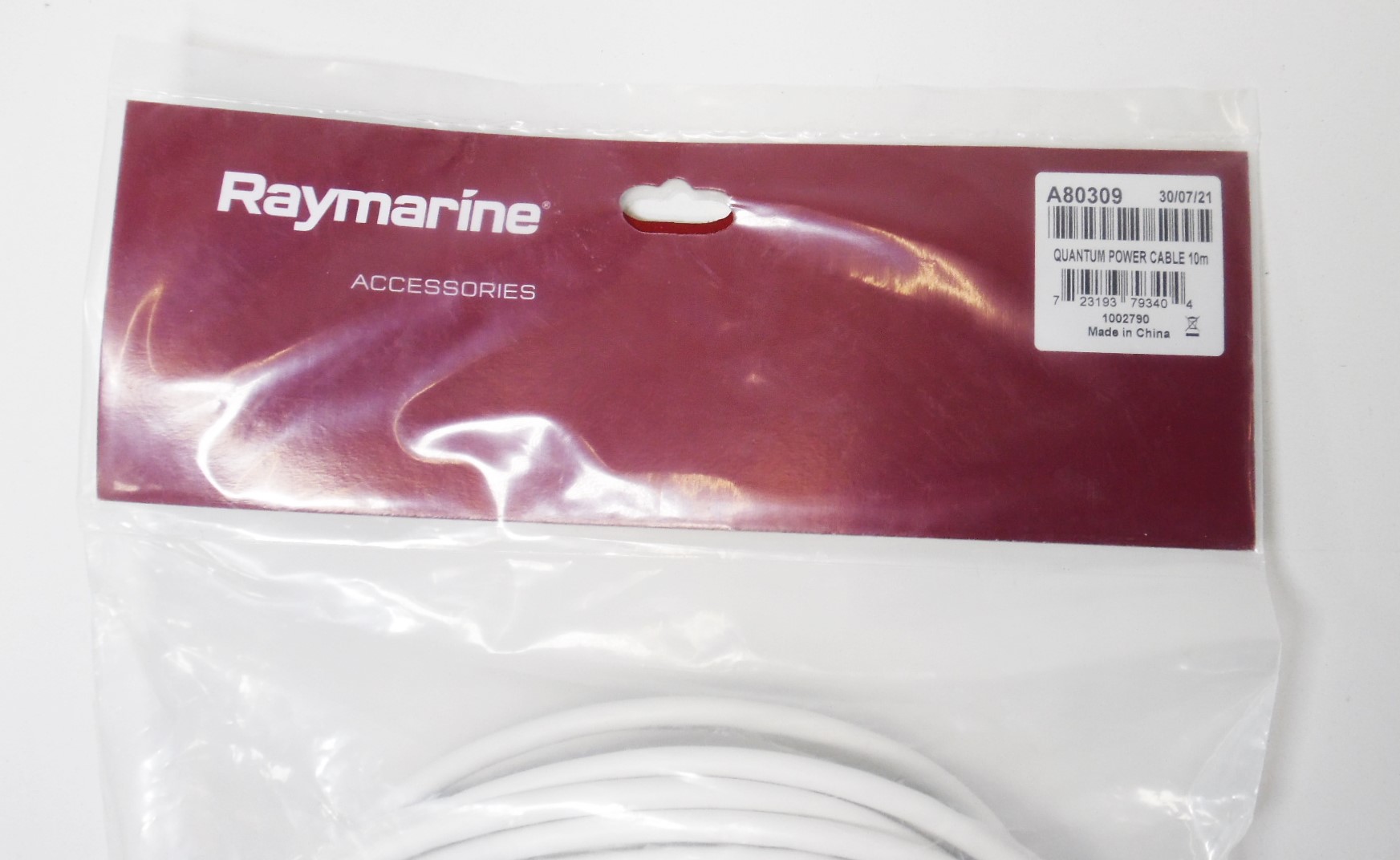Raymarine - A80309 - 10m Radar Power Cable for Quantum Series Radomes ...