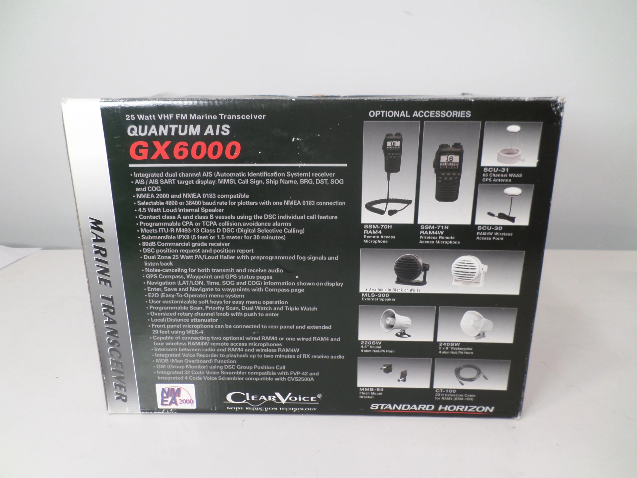 Standard Horizon Quantum GX6000 DSC Marine Radio -NEW- Open Box - Max Marine Electronics