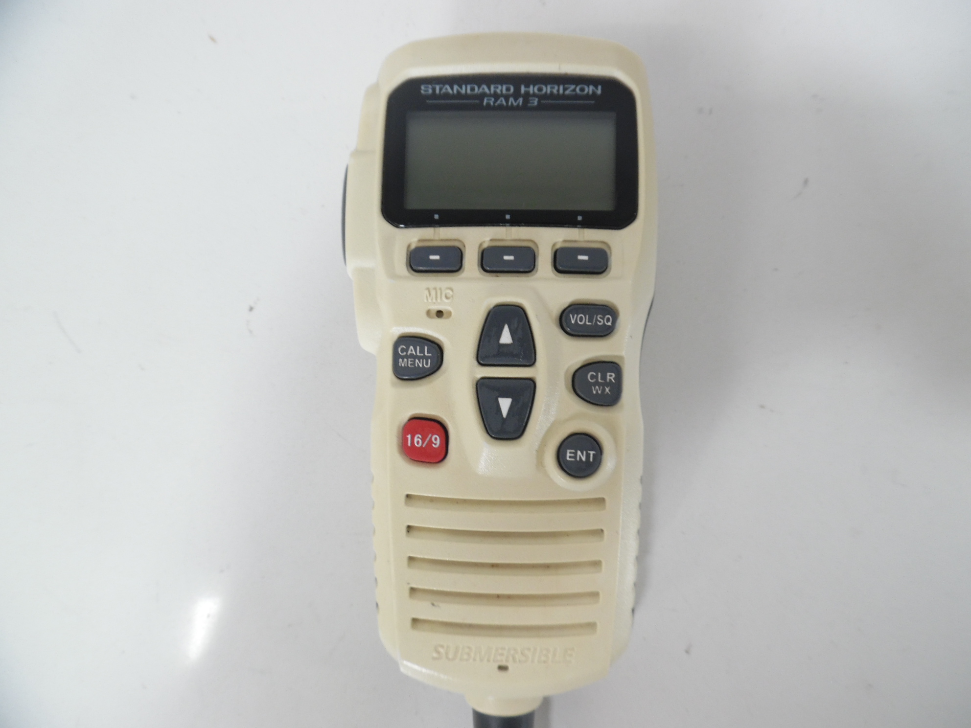 Standard Horizon RAM3 CMP30 Second Station White Handset - Tested - Max ...