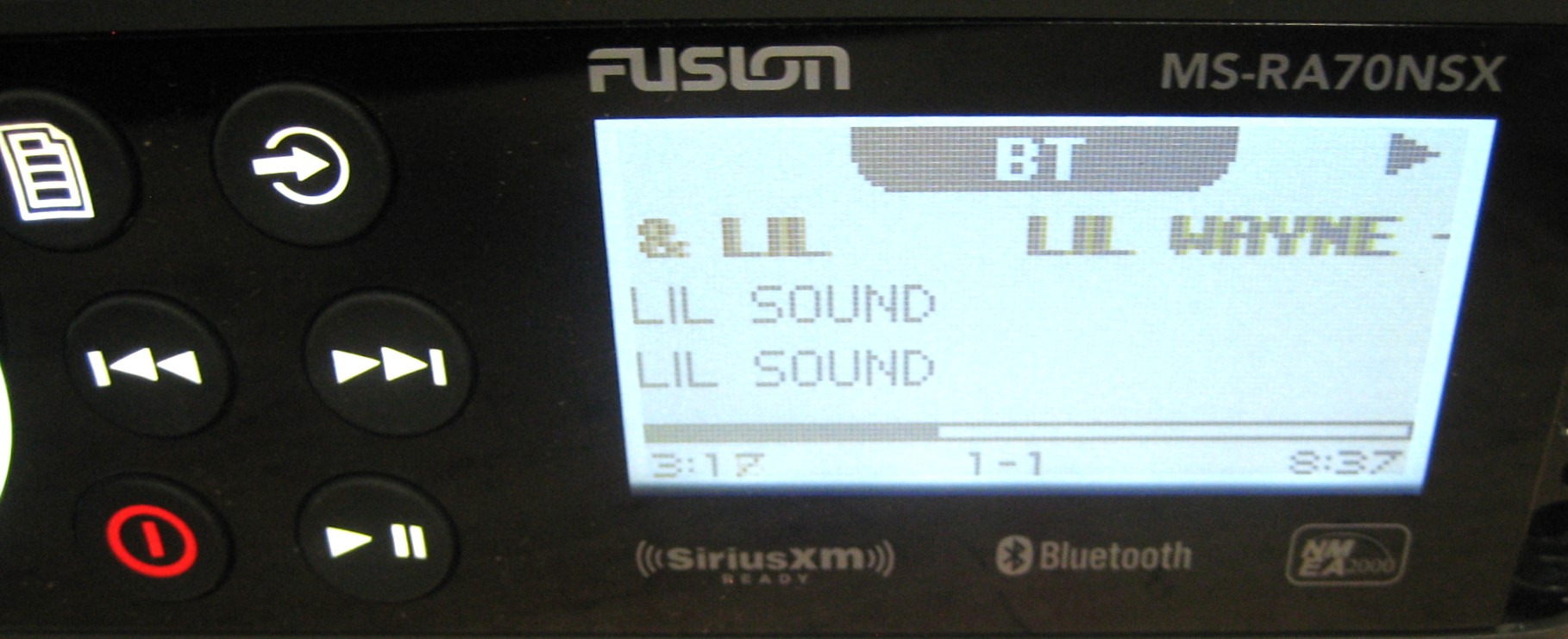 Fusion MS-RA70NSX Marine digital media receiver with SiriusXM and NMEA ...