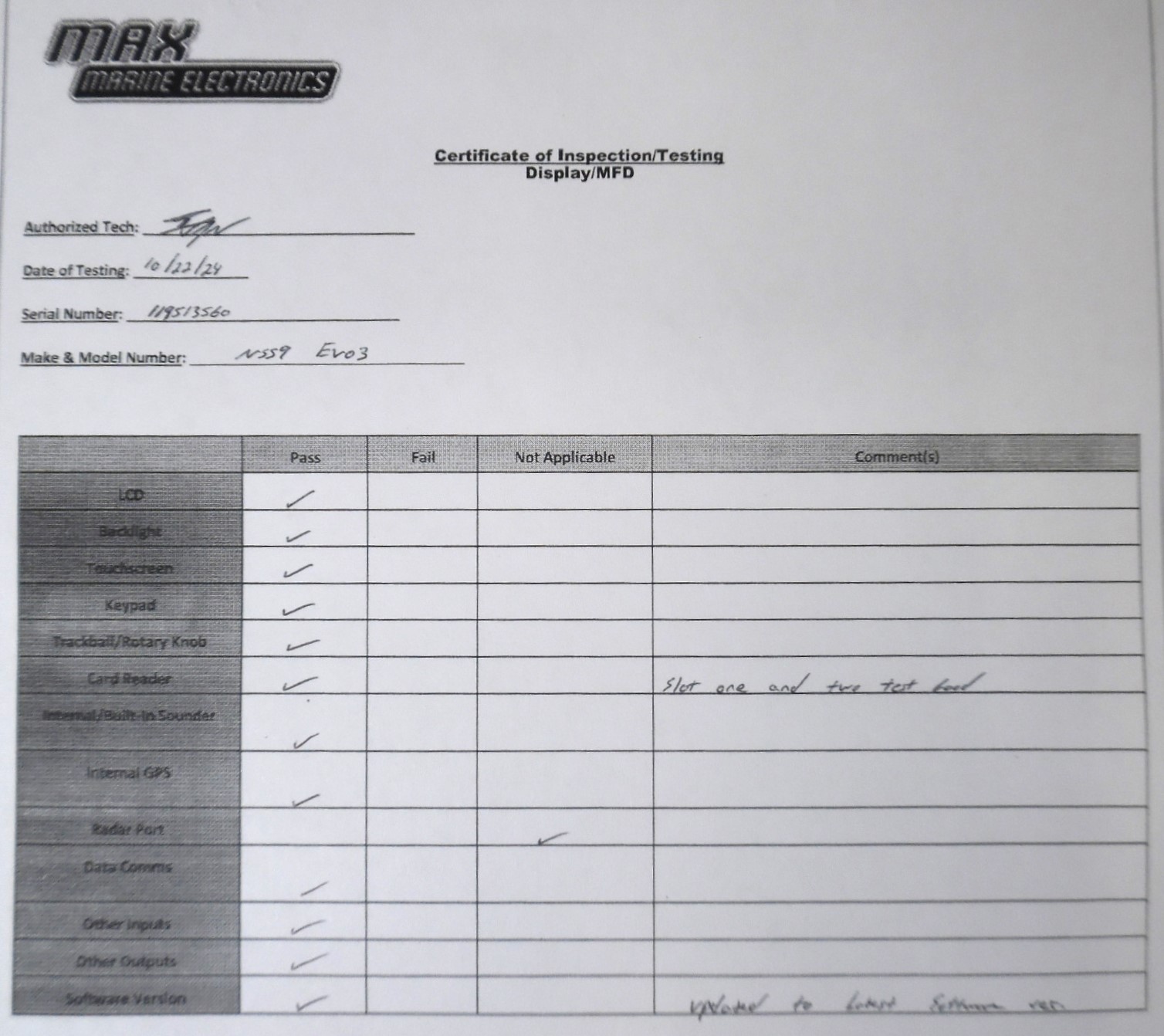 Simrad NSS9 Evo3 9" Touchscreen MFD Chartplotter (Tested Good) 90-Day ...